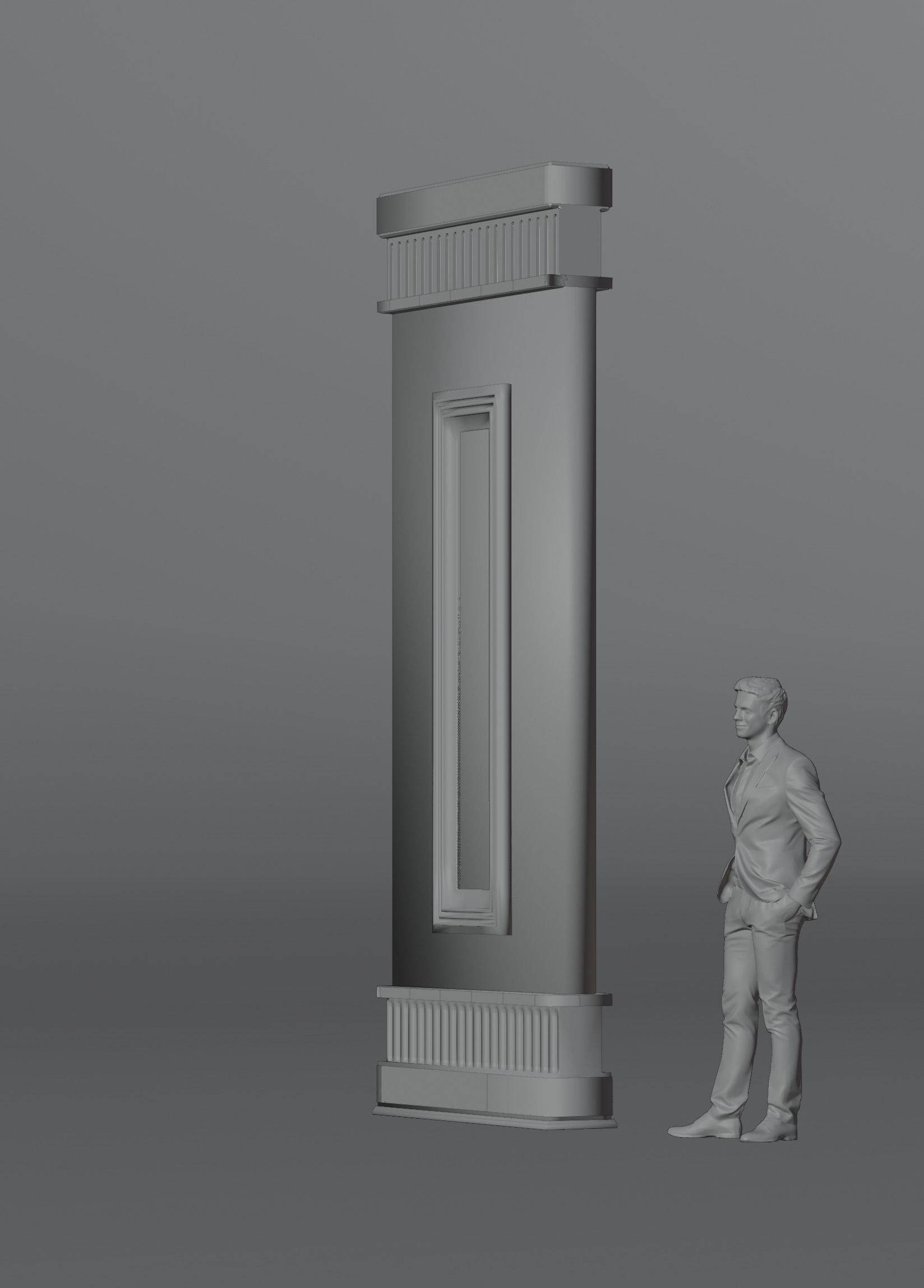 3D model Wall With Decorations VR / AR / low-poly | CGTrader