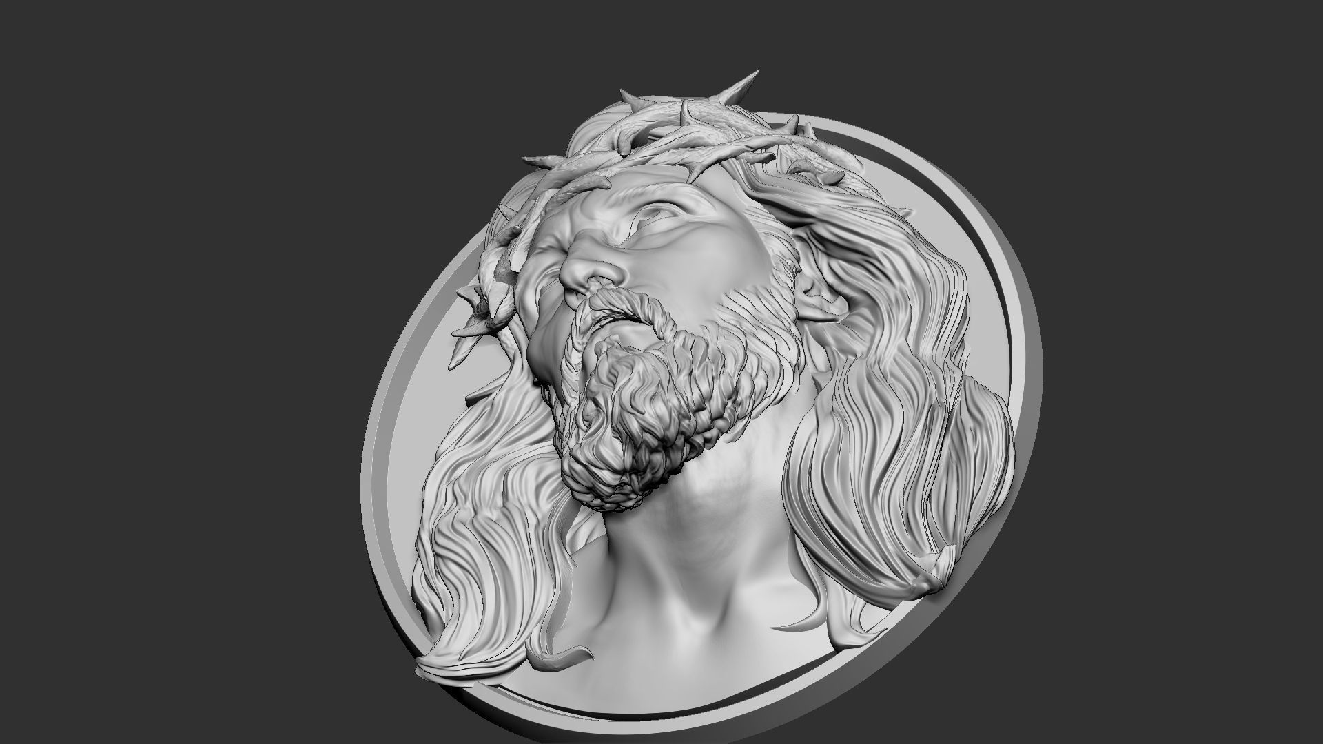 Jesus Relief 09 3D model 3D printable | CGTrader