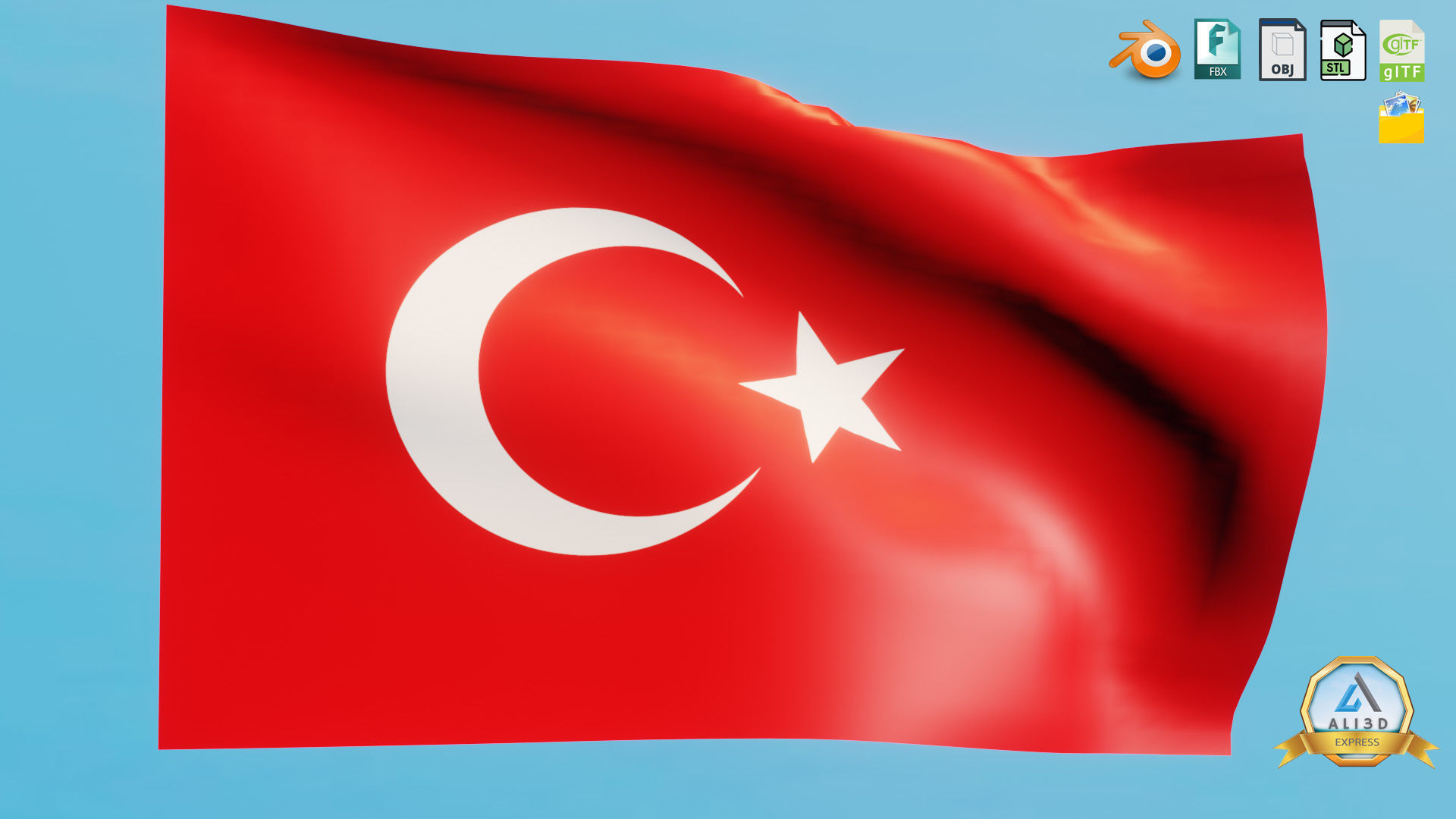 3D model Animated Flags of all 210 countries and regions VR / AR / low ...