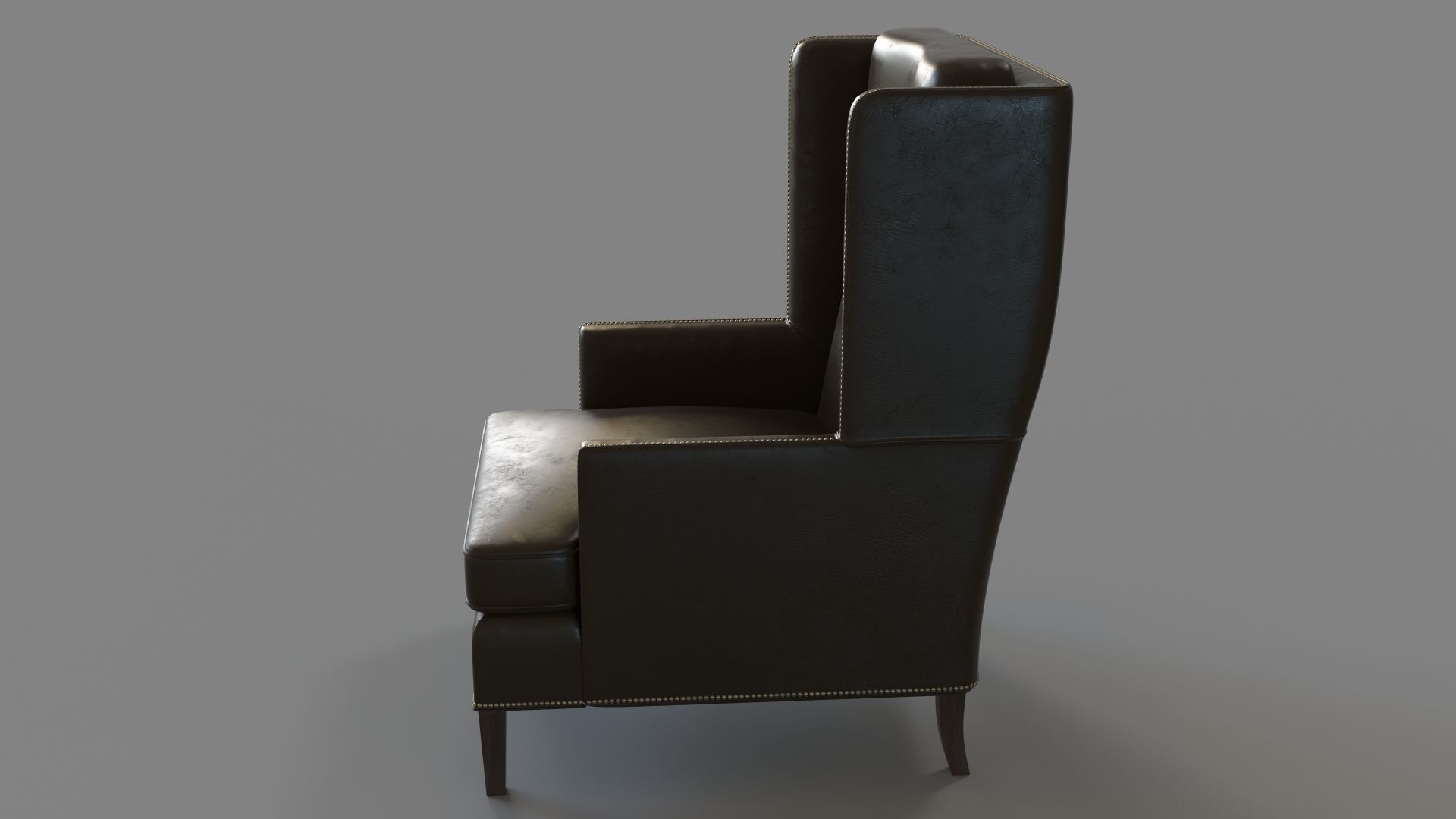 Nathan Wingback Chair 3D model | CGTrader