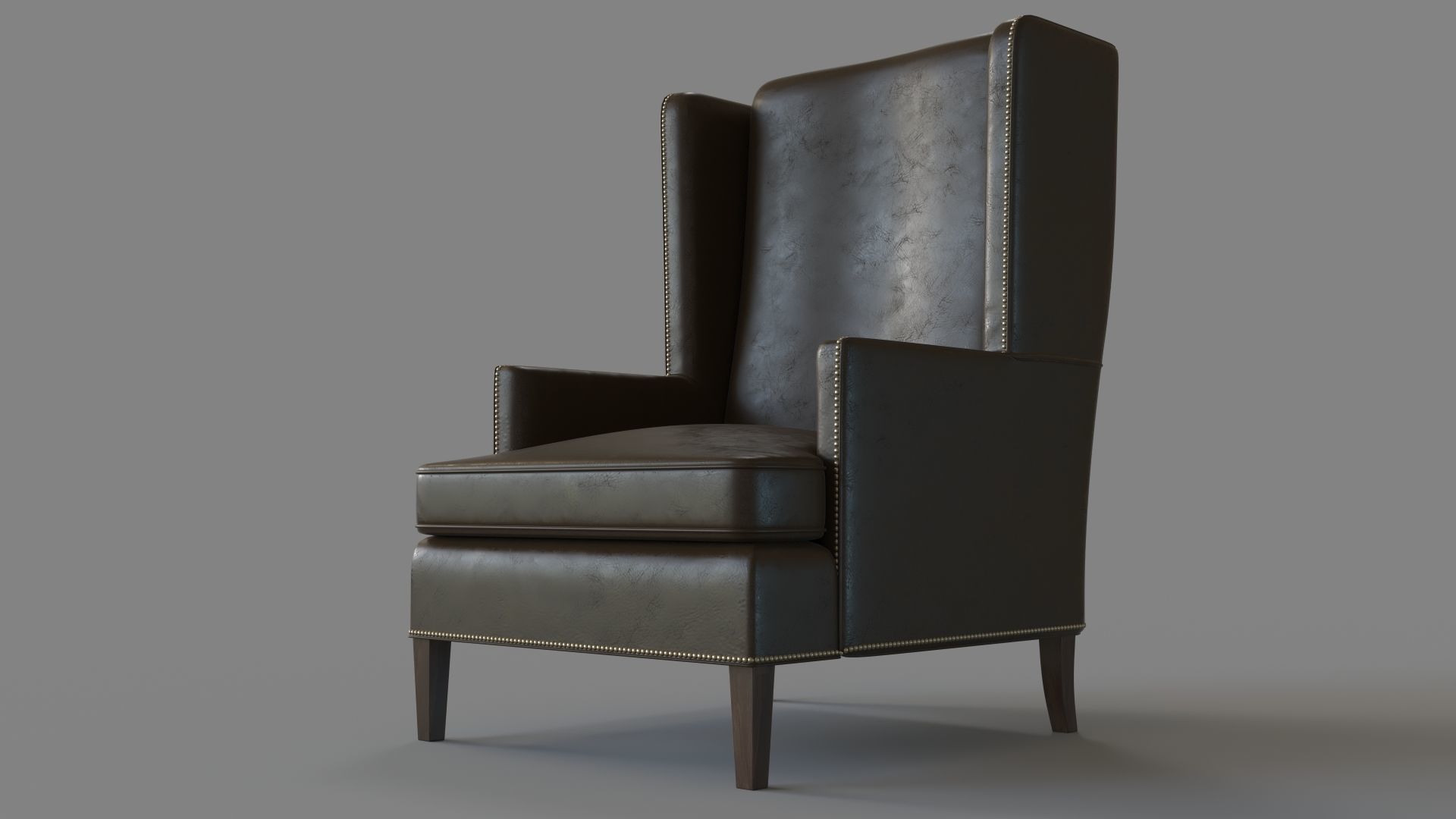 Nathan Wingback Chair 3D model | CGTrader