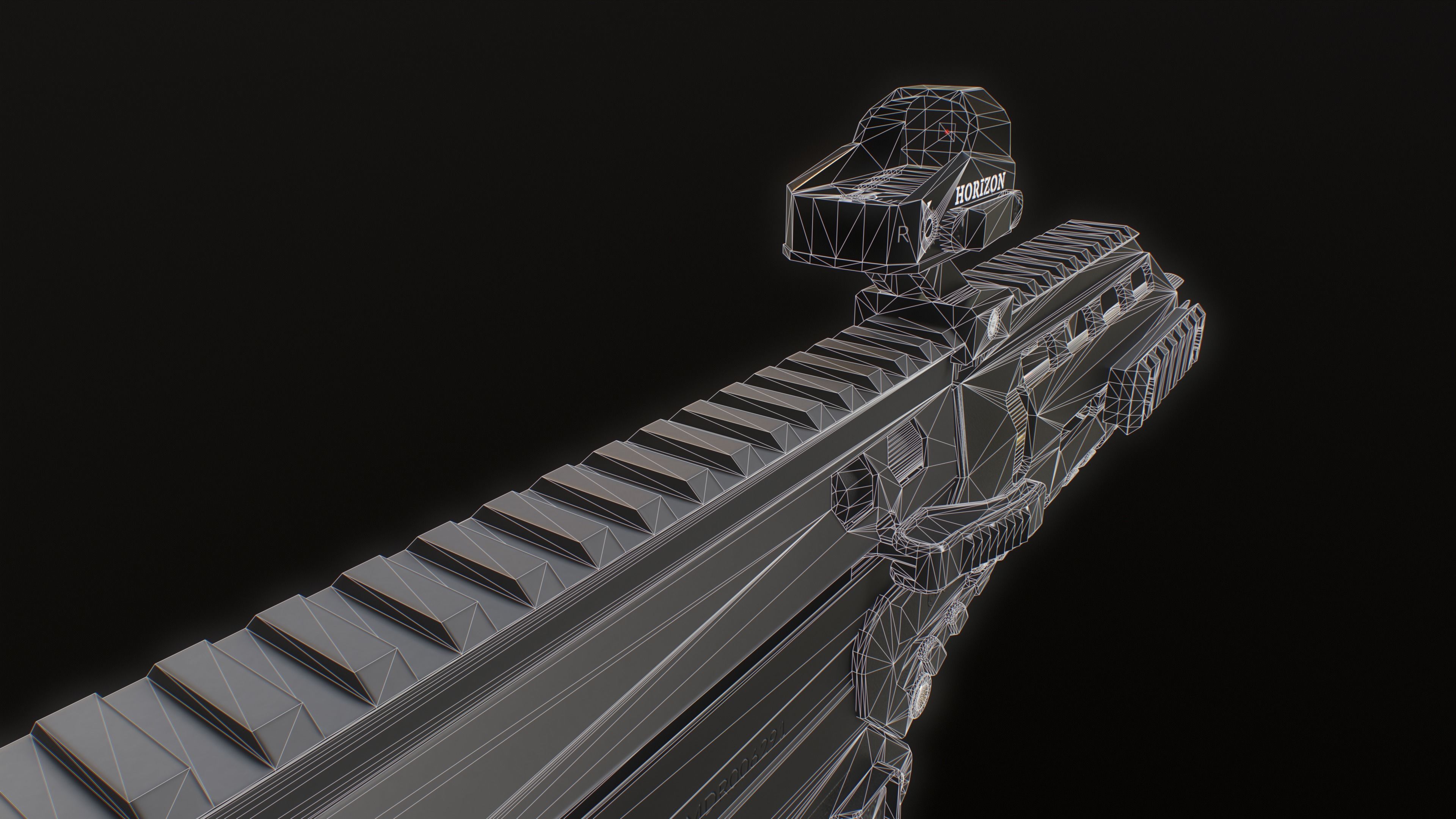 3D model MDR-50 gun VR / AR / low-poly | CGTrader