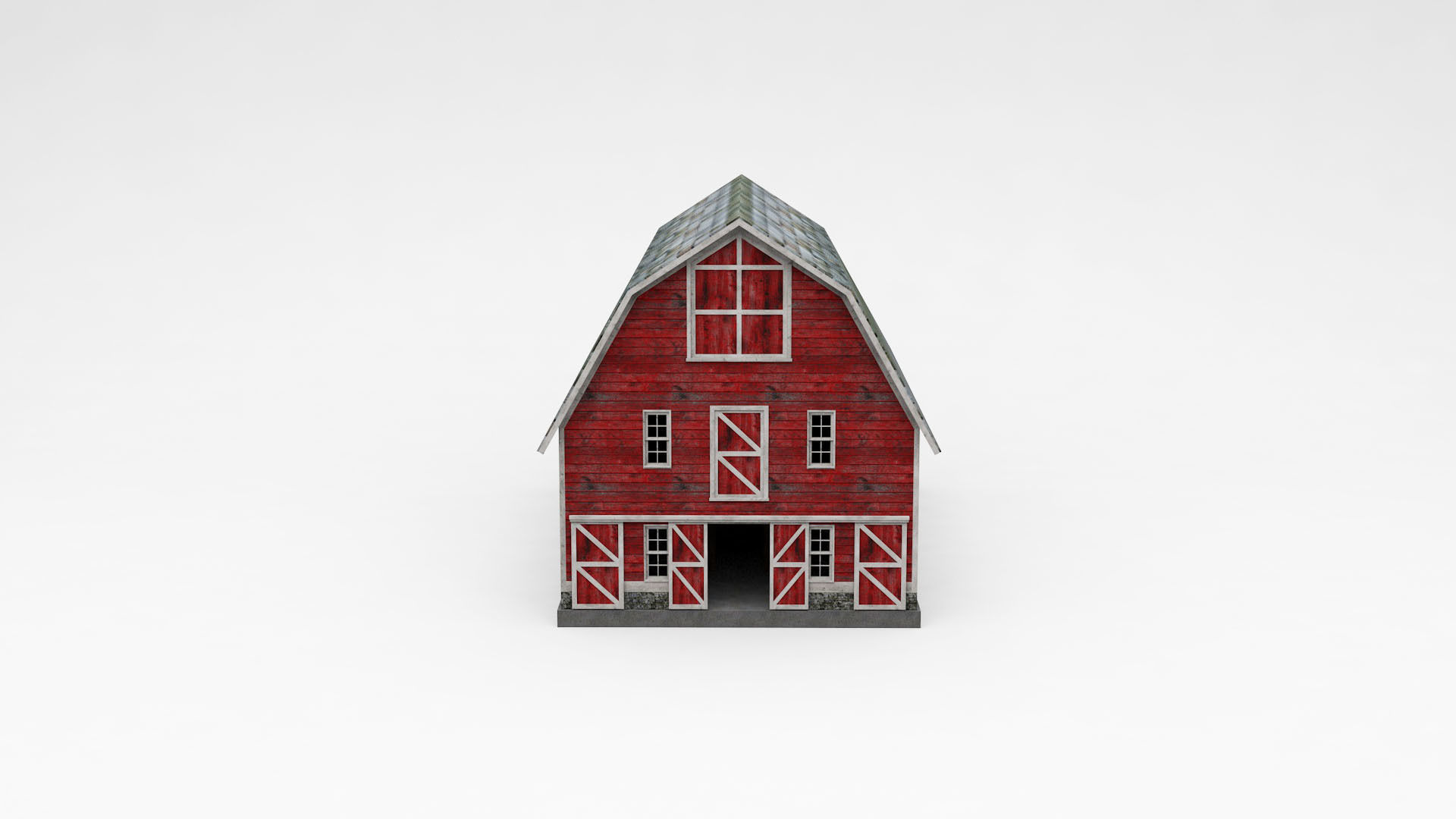 Barnhouse Farmhouse 3D model | CGTrader