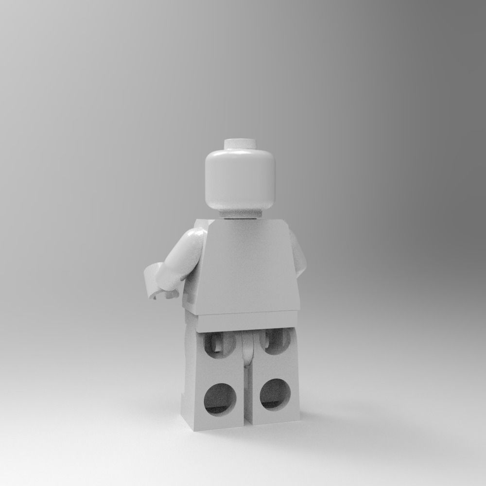 LEGO minifig base 3D model 3D printable | CGTrader