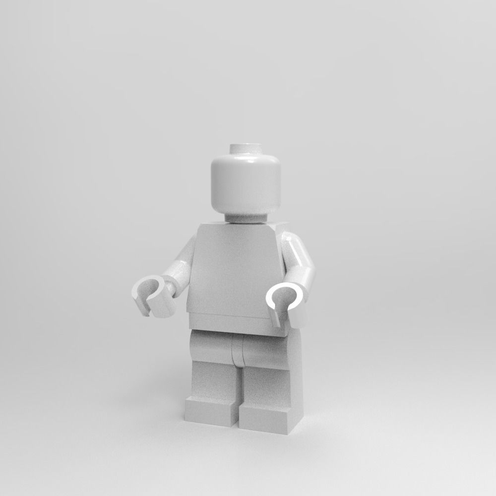 LEGO minifig base 3D model 3D printable | CGTrader