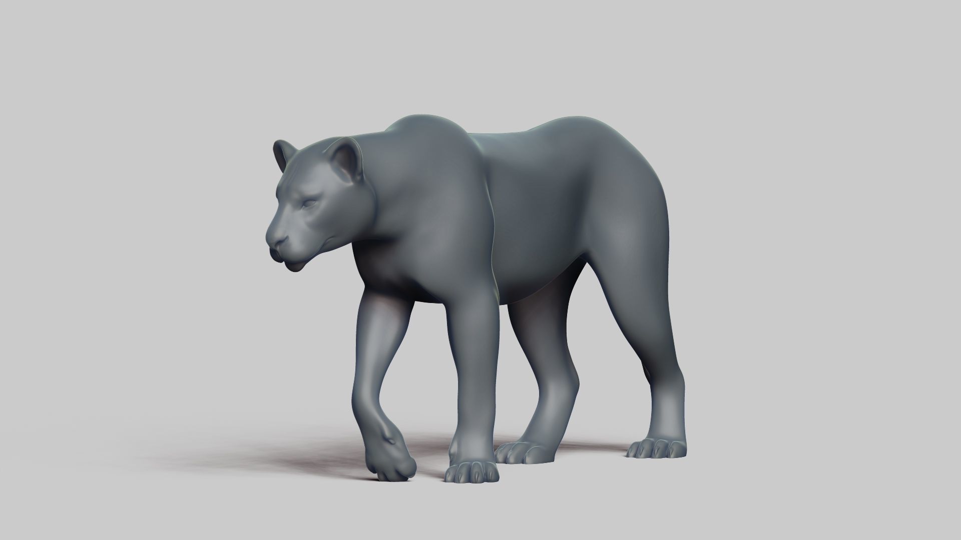Lioness Pose 03 3D model 3D printable | CGTrader