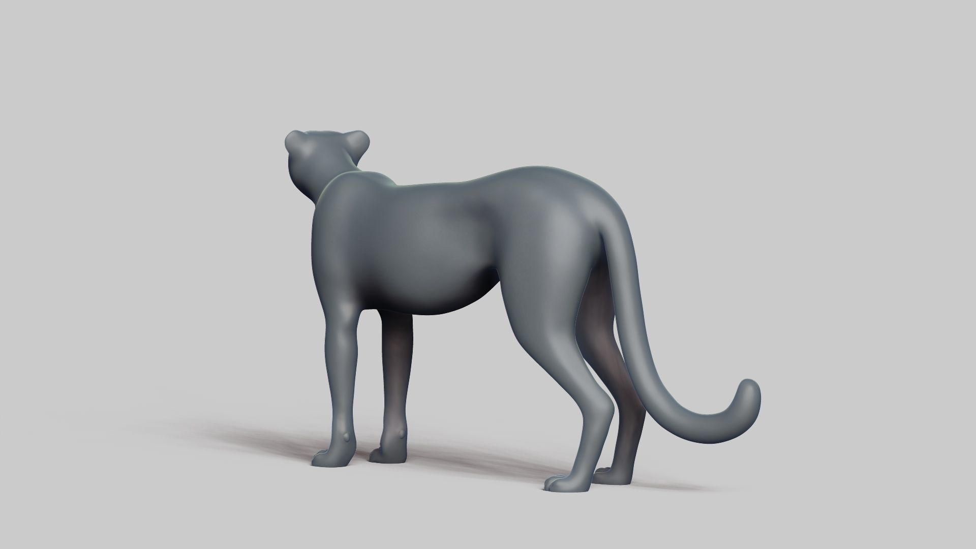 Cheetah Pose 01 3D model 3D printable | CGTrader