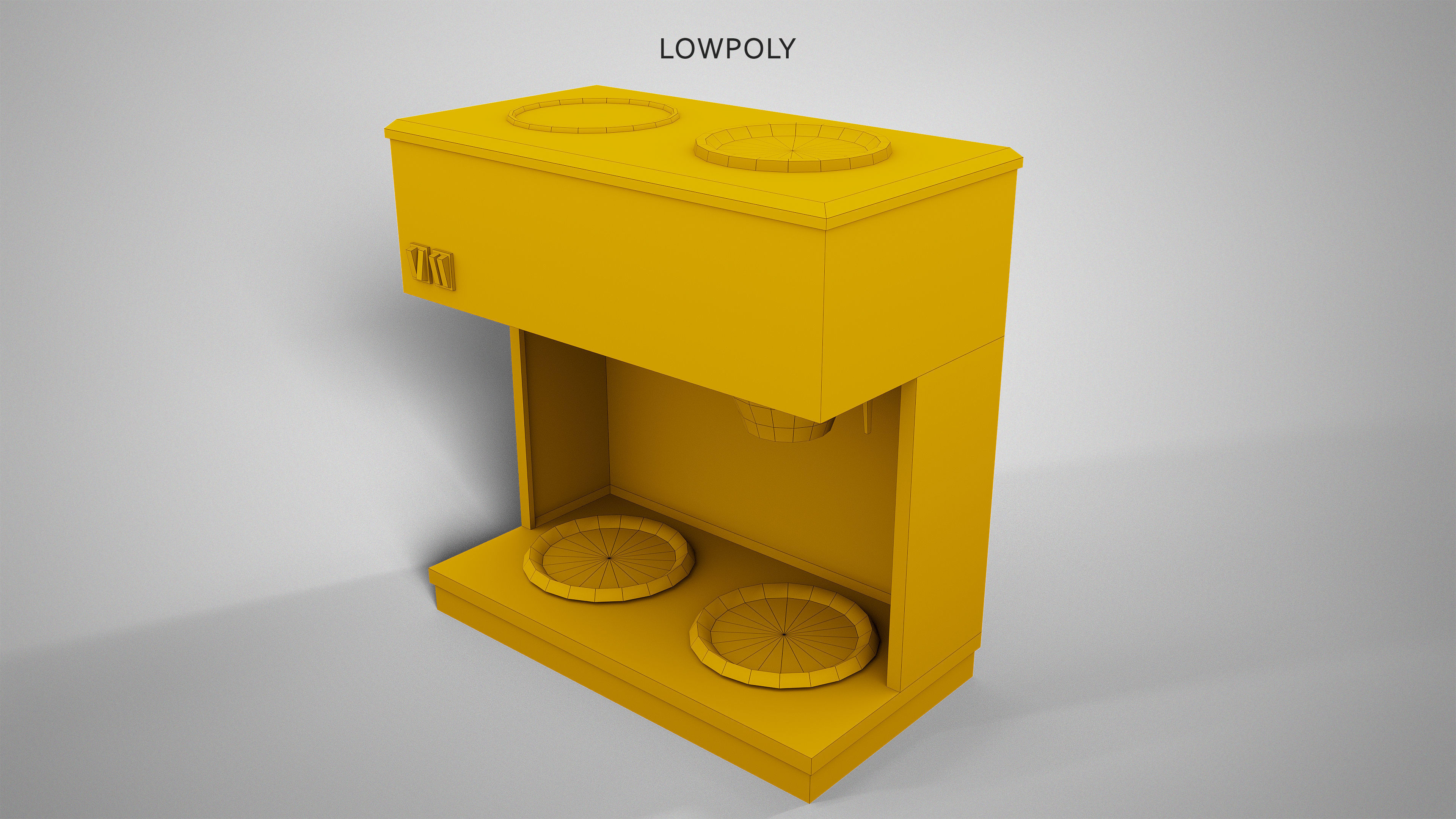 3D model Brewmatic Diplomat Coffee Maker - Retro Diner Coffee Brewer VR ...