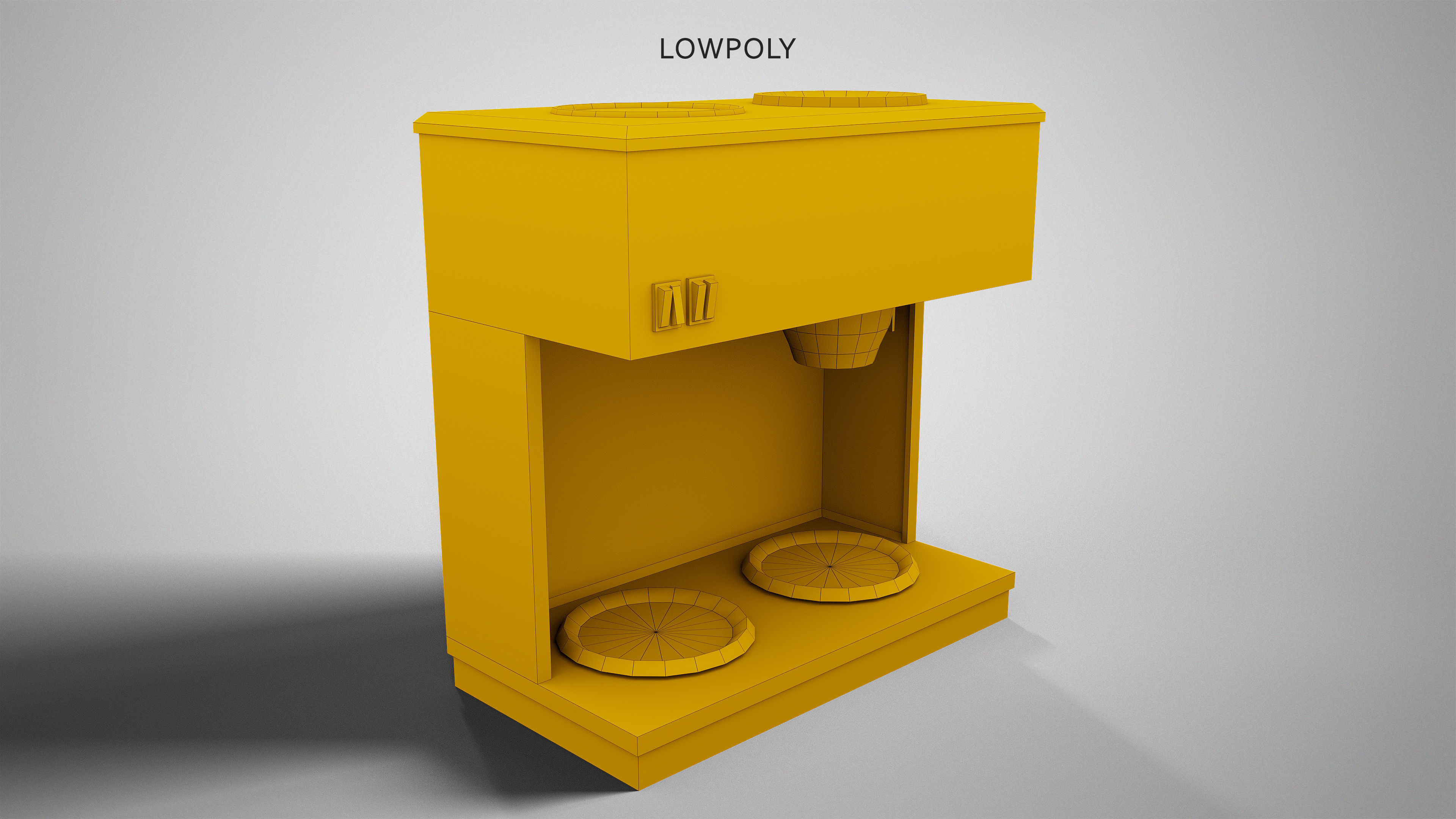 3D model Brewmatic Diplomat Coffee Maker - Retro Diner Coffee Brewer VR ...