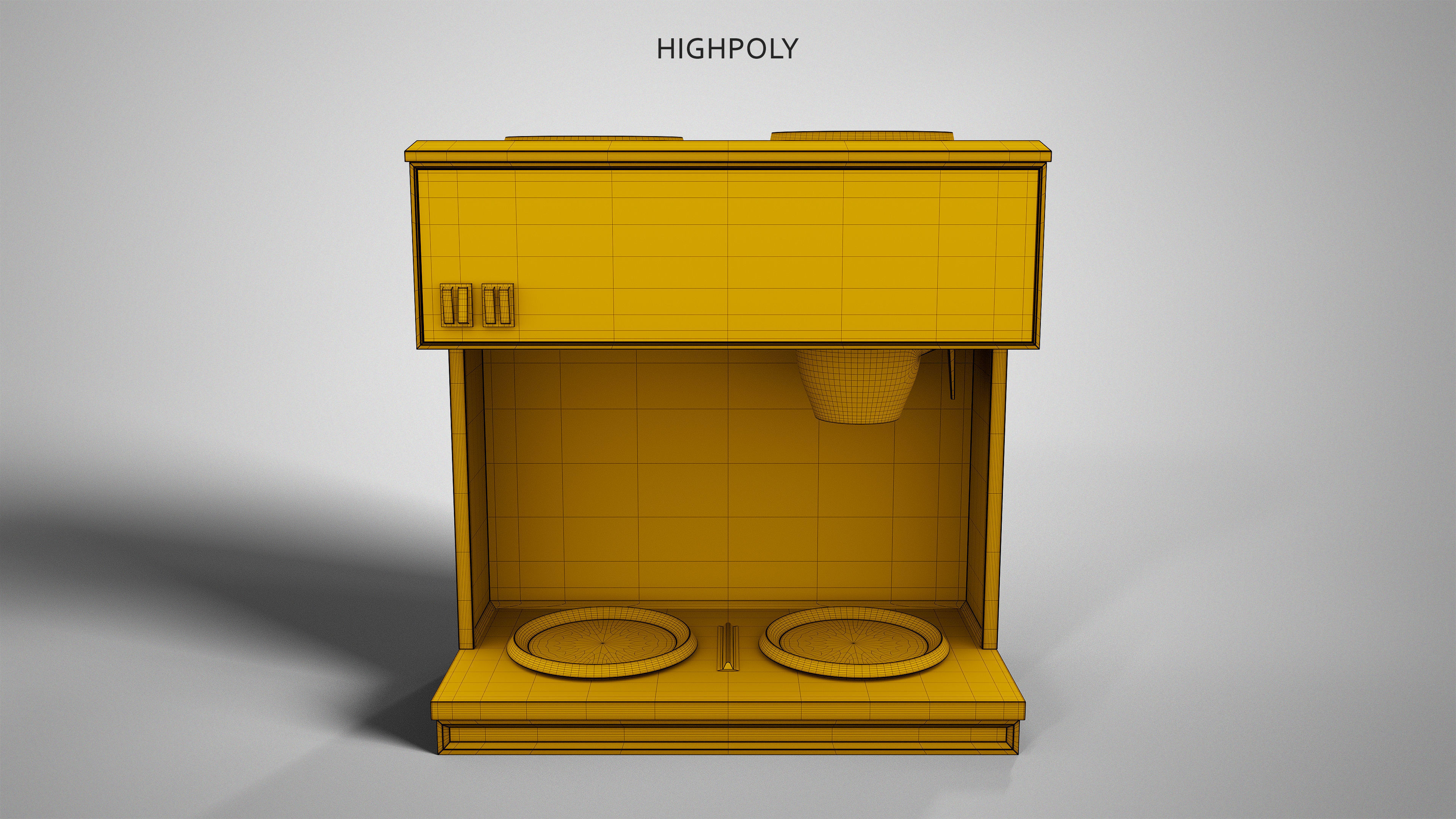 3D model Brewmatic Diplomat Coffee Maker - Retro Diner Coffee Brewer VR ...