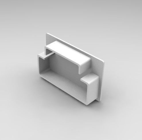 Trunking End Caps 3D model 3D printable | CGTrader
