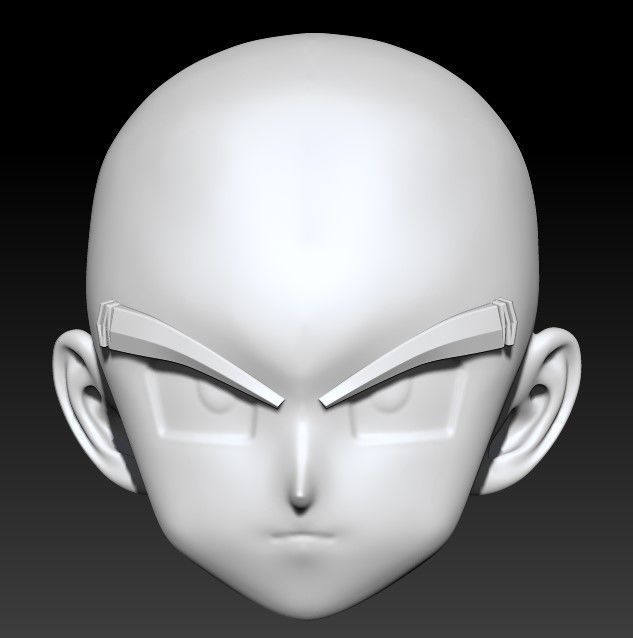 Goku Face1 3D model 3D printable | CGTrader
