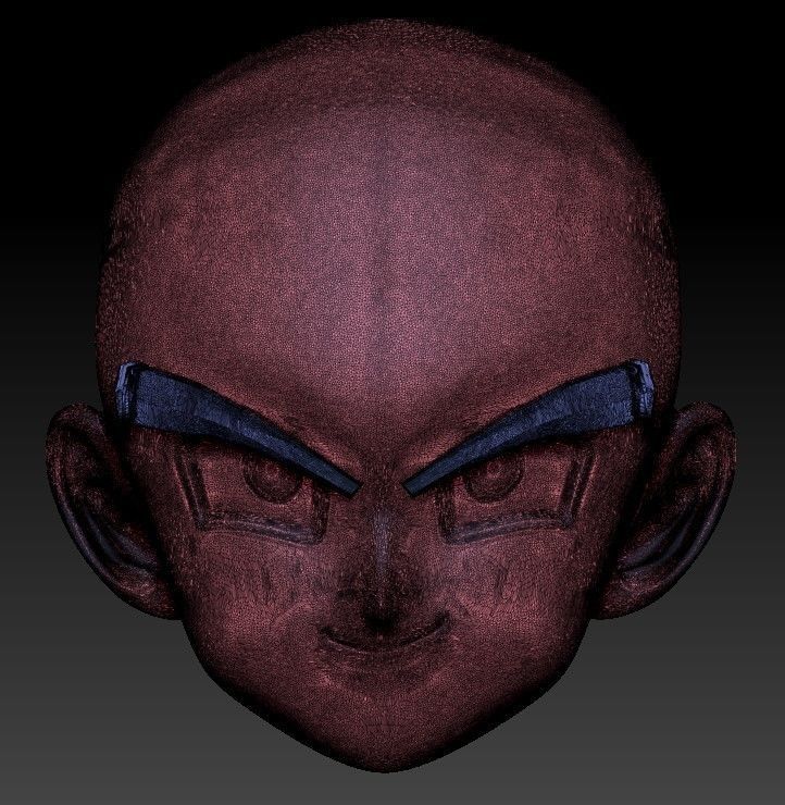 Goku Face1 3D model 3D printable | CGTrader