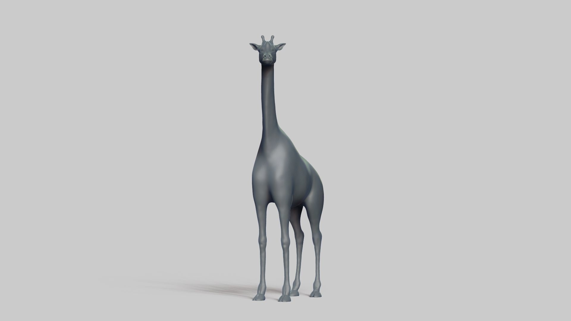 African Giraffe Pose 01 3D model 3D printable | CGTrader