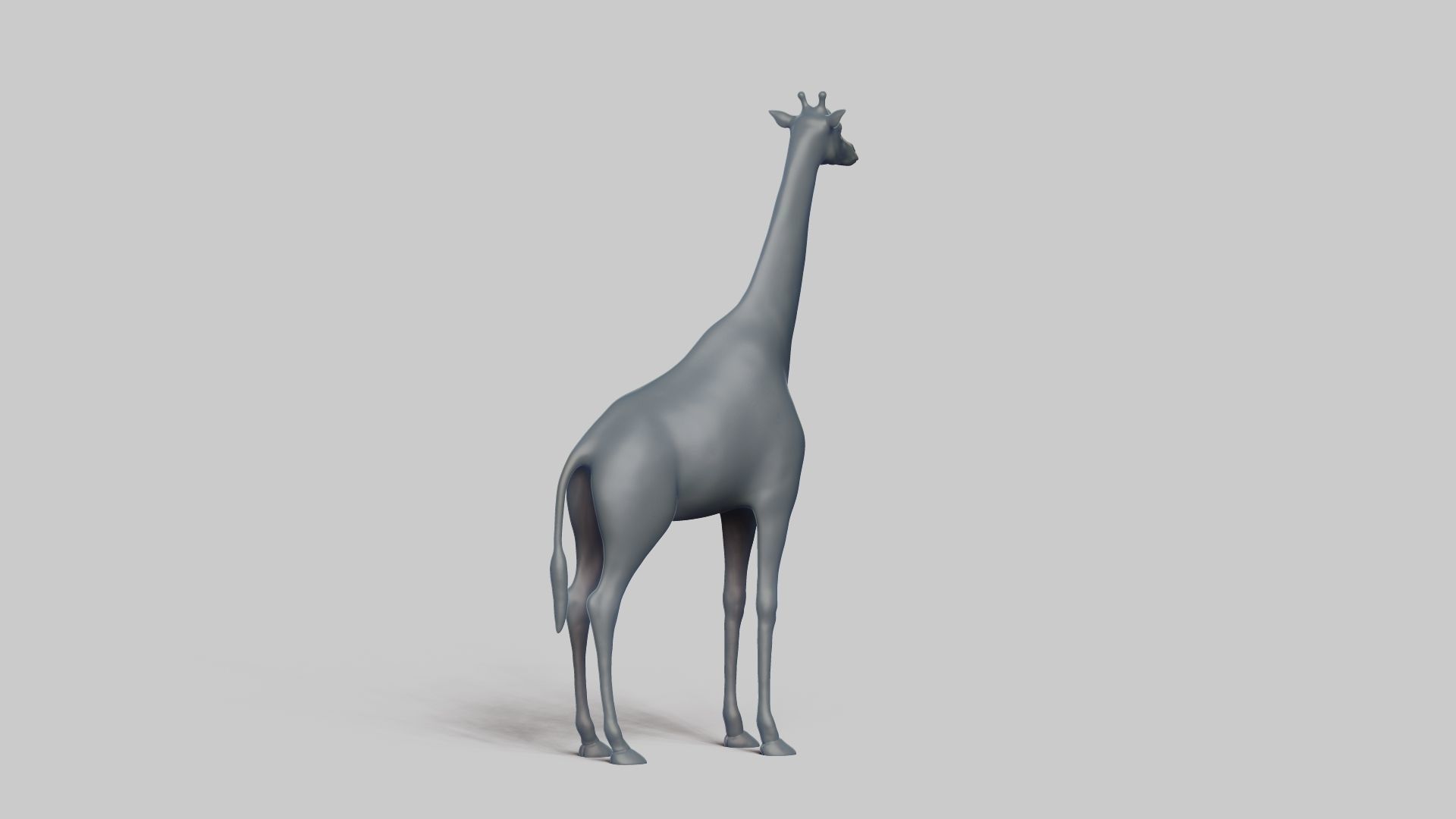 African Giraffe Pose 01 3D model 3D printable | CGTrader