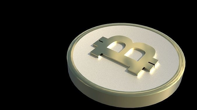 Double-sided 3d model of bitcoin cryptocurrency coin 3D model | CGTrader