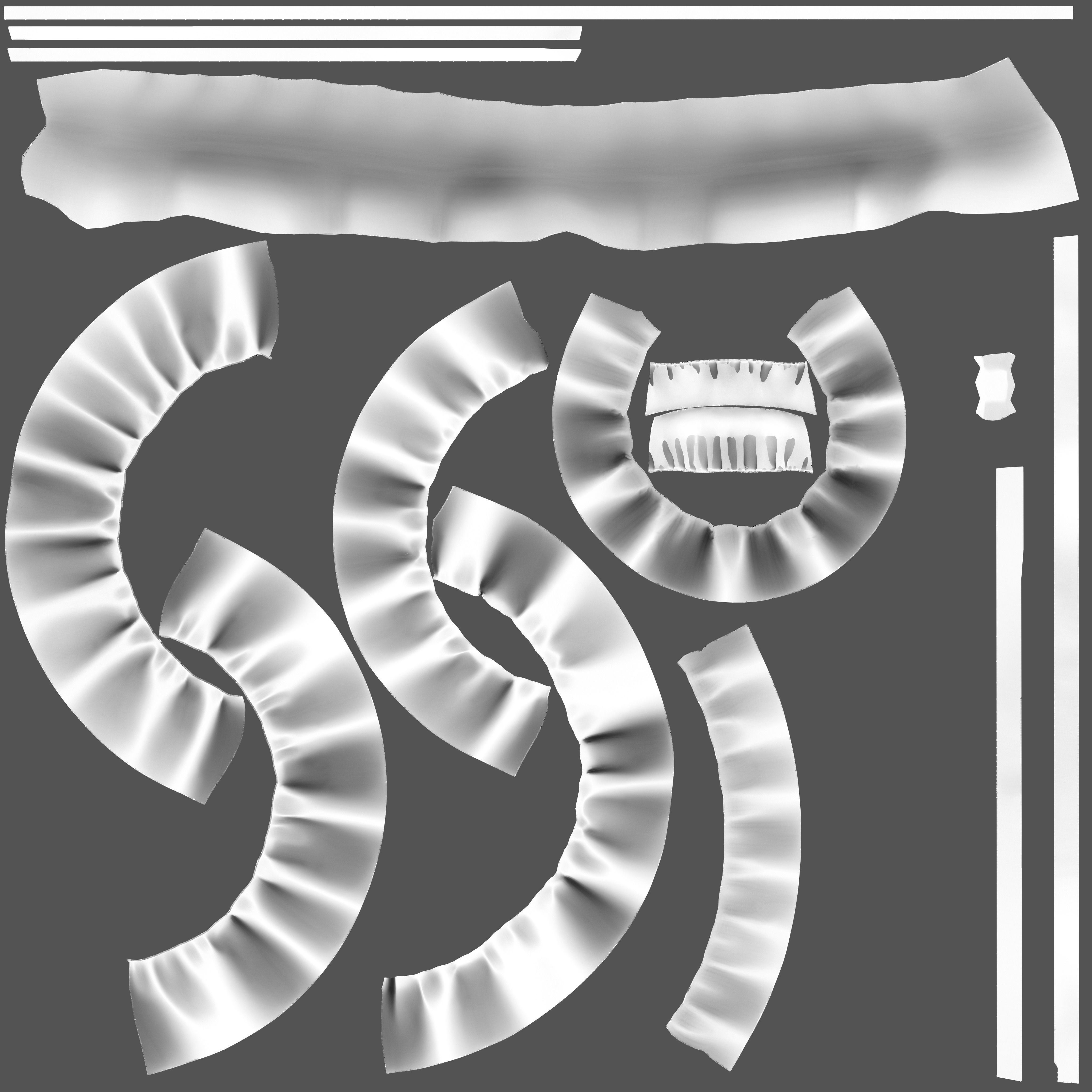 3D model Japanese Lolita Ruffles Amp Top Pink and Black VR / AR / low ...