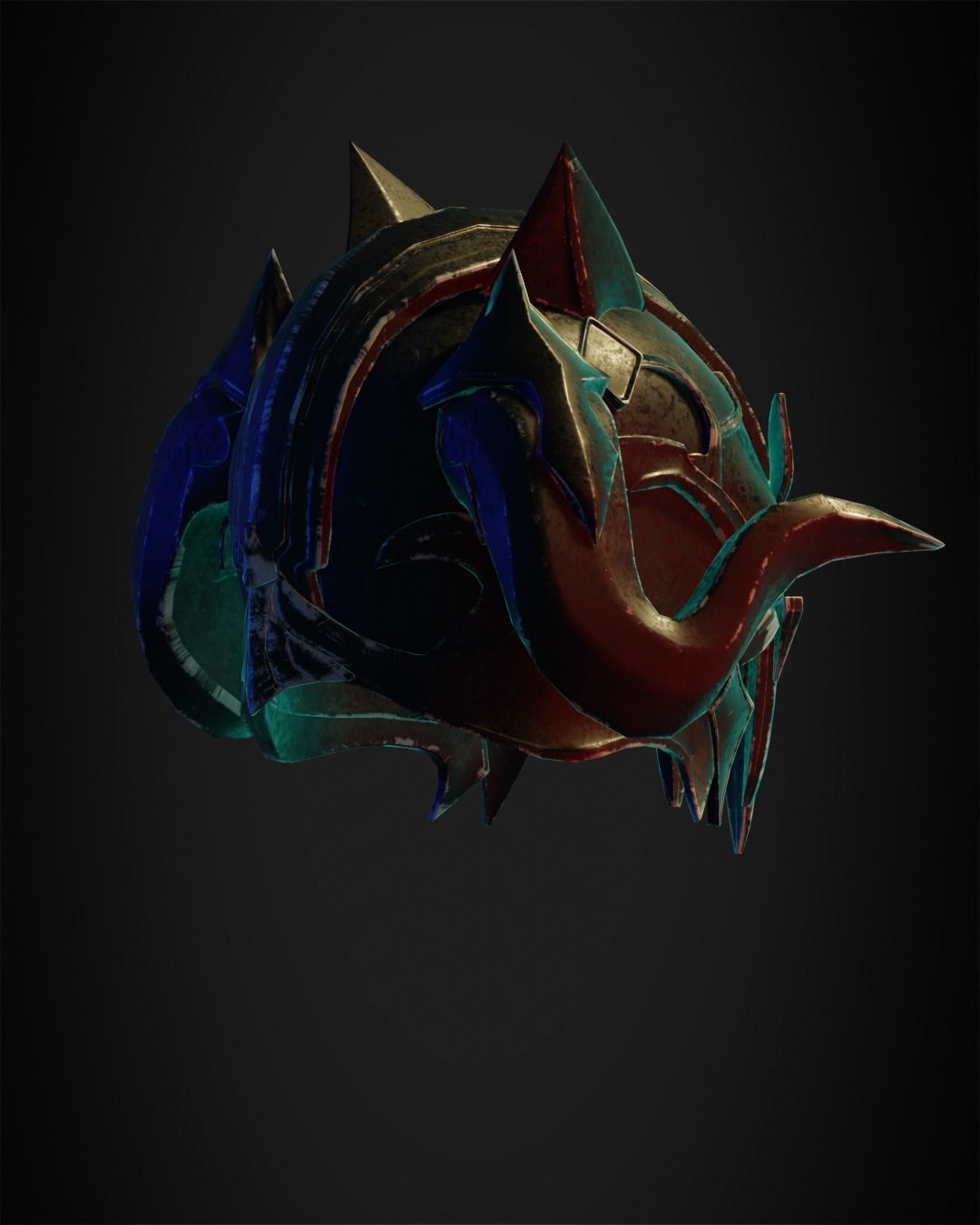 Final Fantasy 14 Chaos Helmet for Cosplay 3D model 3D printable | CGTrader