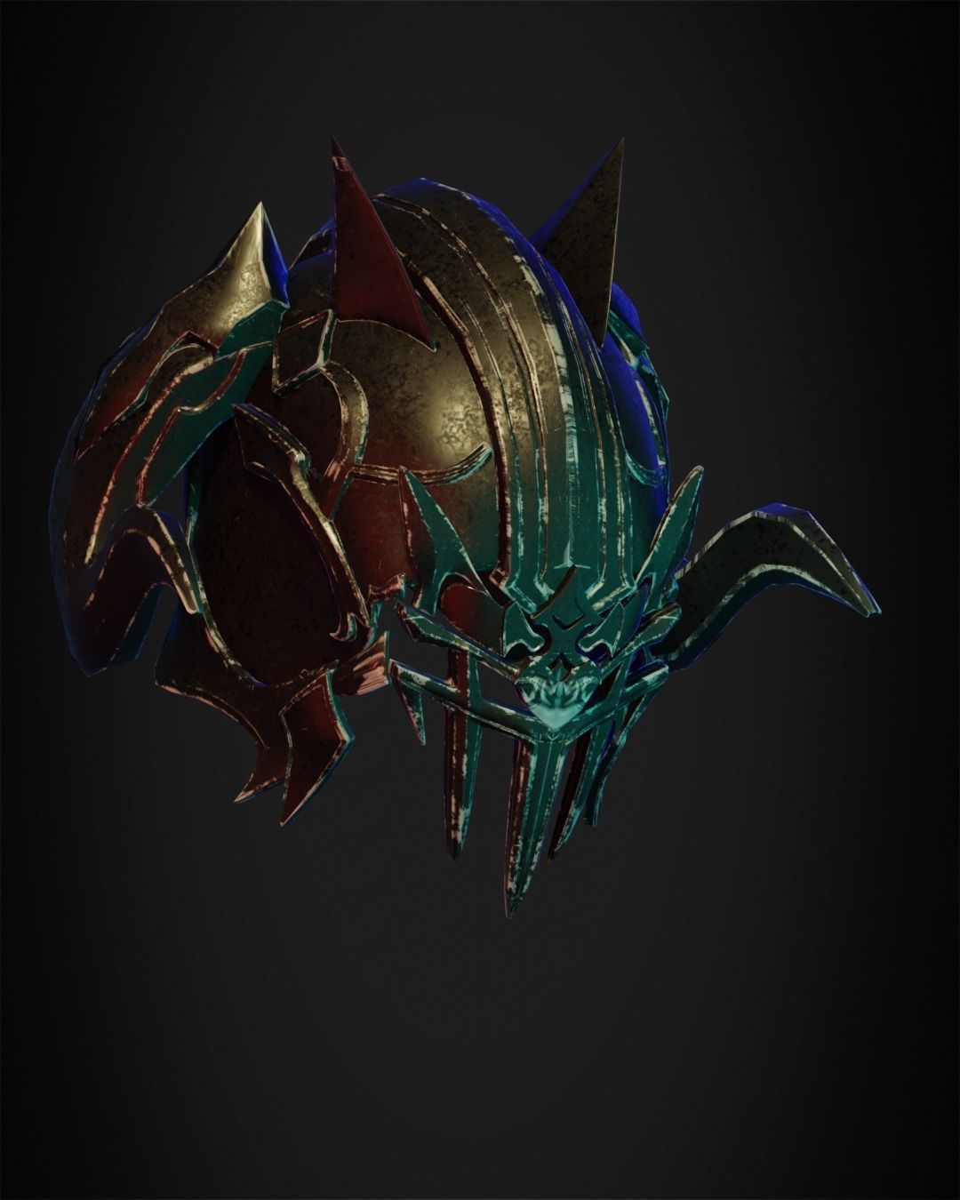 Final Fantasy 14 Chaos Helmet for Cosplay 3D model 3D printable | CGTrader