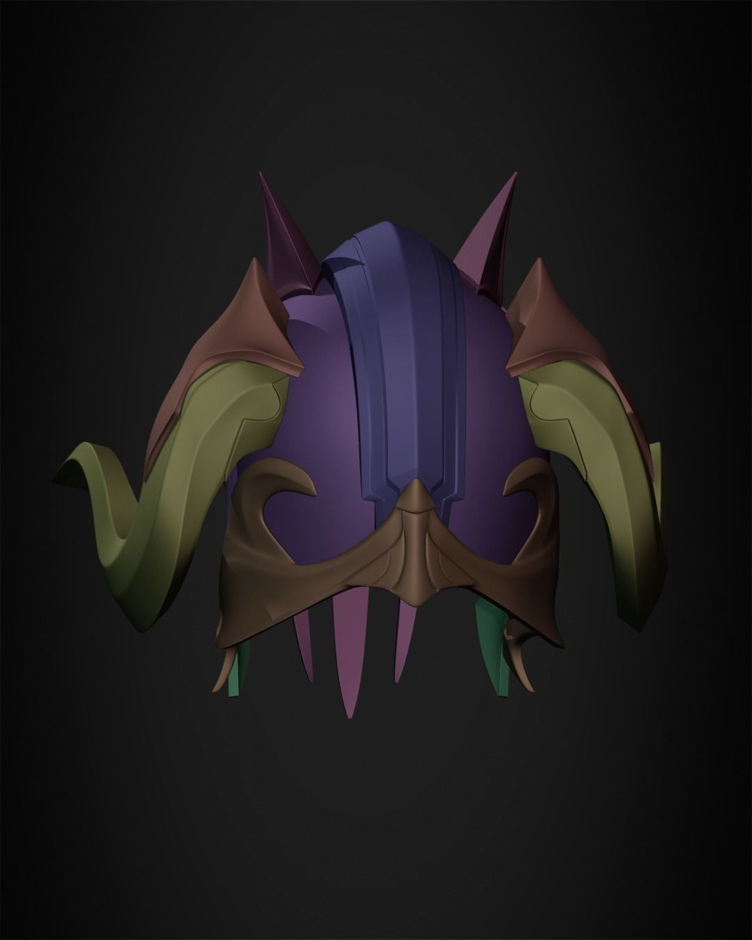 Final Fantasy 14 Chaos Helmet for Cosplay 3D model 3D printable | CGTrader