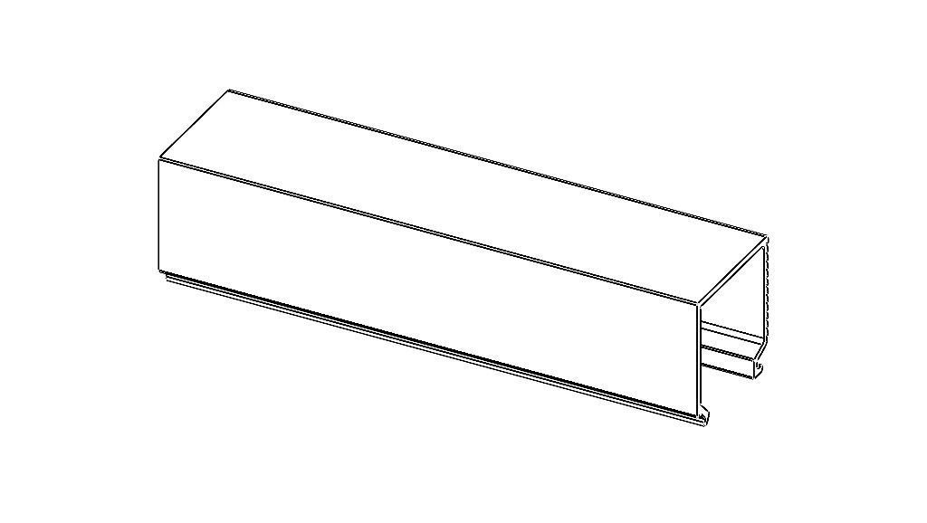 3D model Extruded Aluminium Profile Enclosures Set for Shopfront VR ...