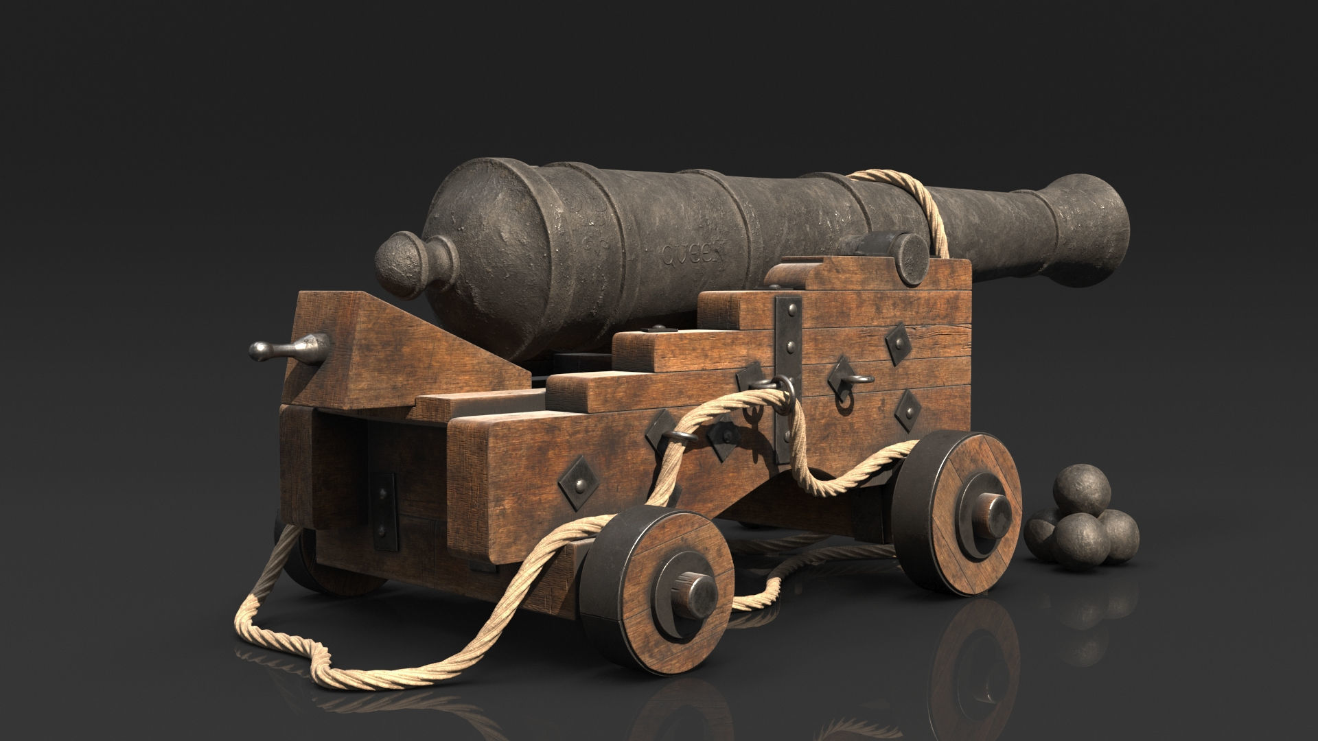 Medieval Gun 3D model | CGTrader
