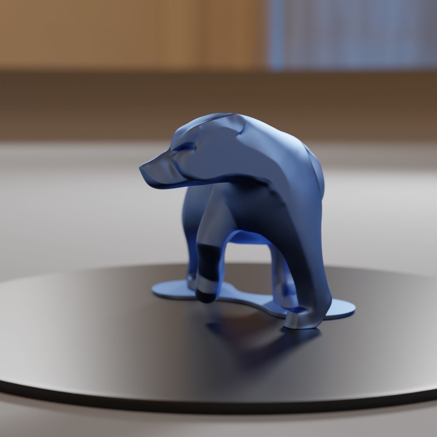 Art Deco Bear Book End - Simplified Version 3D model 3D printable ...