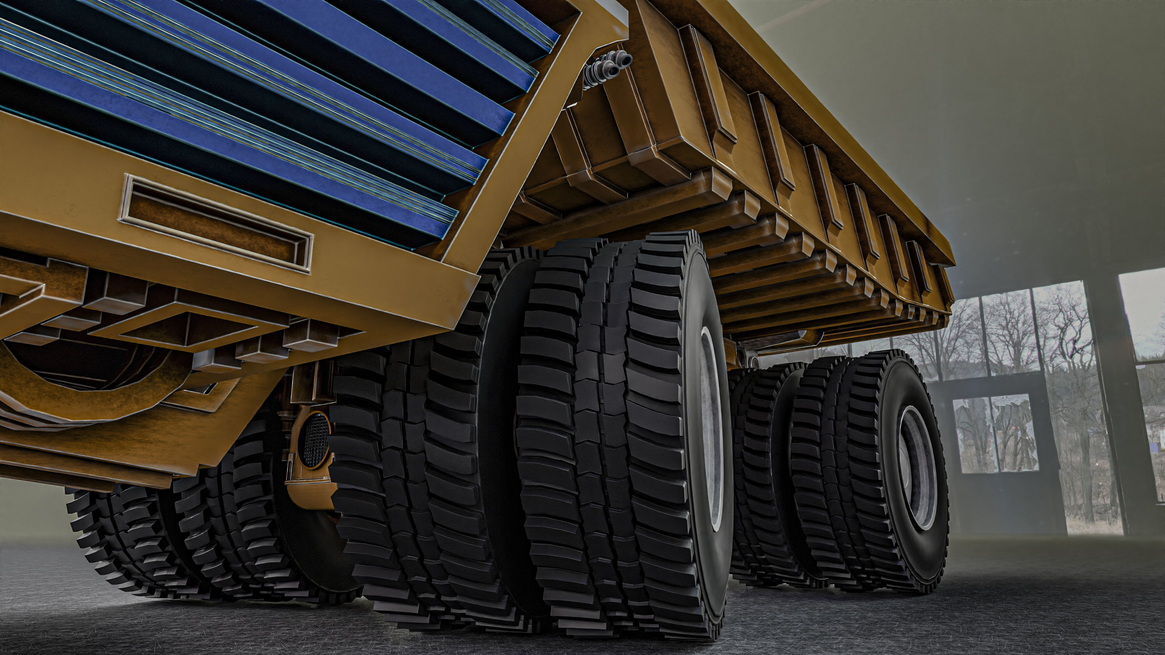 world bigest truck belaz 75710 3D model rigged | CGTrader