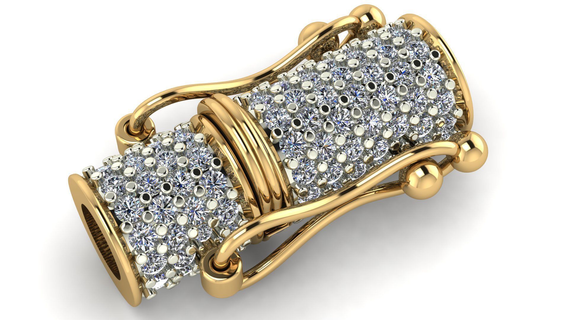 3D model Diamond Cylinder Shaped Lock VR / AR / low-poly | CGTrader