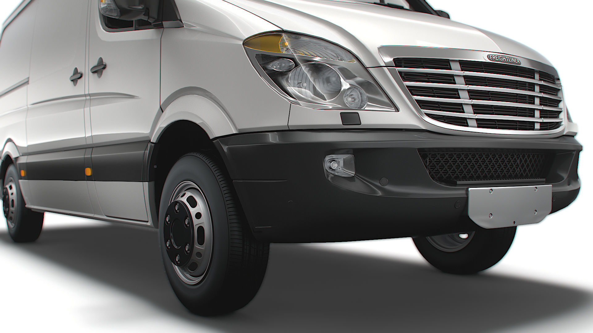 Freightliner Sprinter Van L2H1 2009 3D model | CGTrader