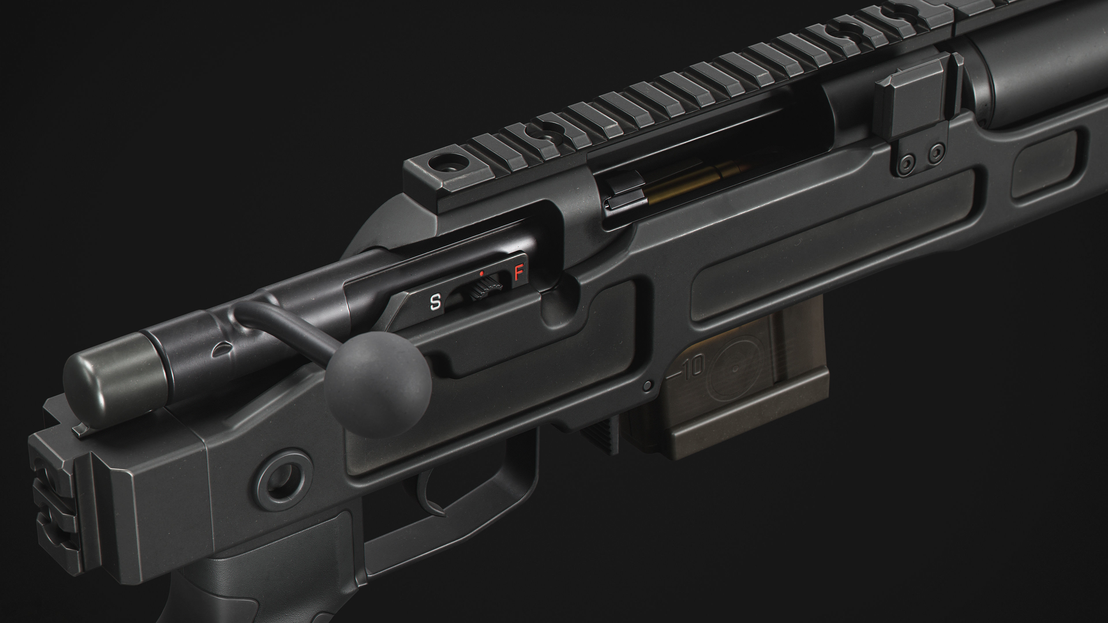 3D model SPR300 sniper rifle VR / AR / low-poly | CGTrader