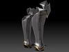 Female Knigt Knee Ankle Armor Sculpt Project 3D model | CGTrader