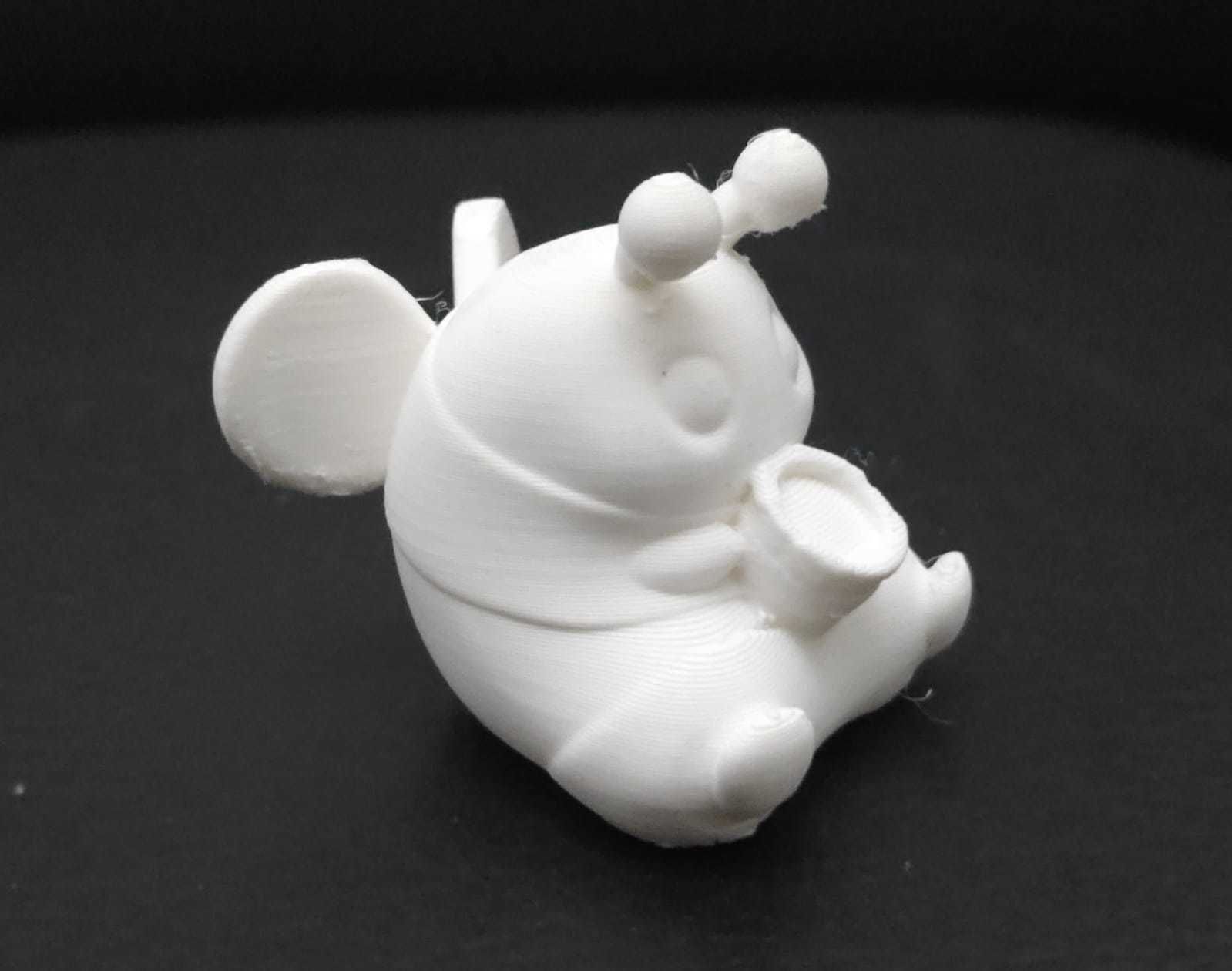 Bee with Honey 3D model 3D printable | CGTrader