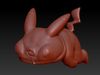 POKEMON CHONKIEST FAT AND CUTEST PIKACHU CHERRY AND CAKE 3D model ...