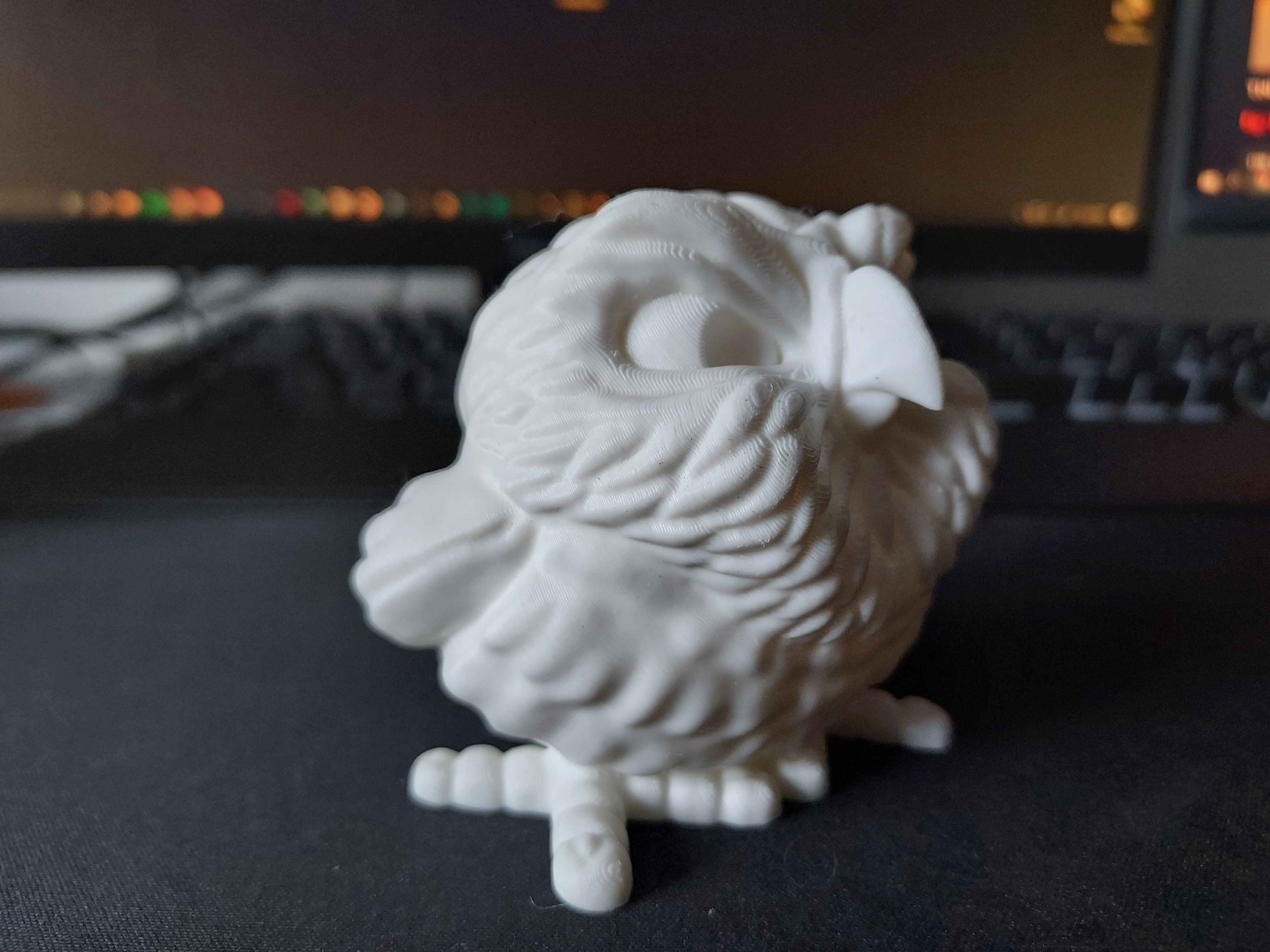 Angry Owl Digital STL File - 3D Printing 3D model 3D printable | CGTrader