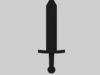 Printable Sword 3D model 3D printable | CGTrader