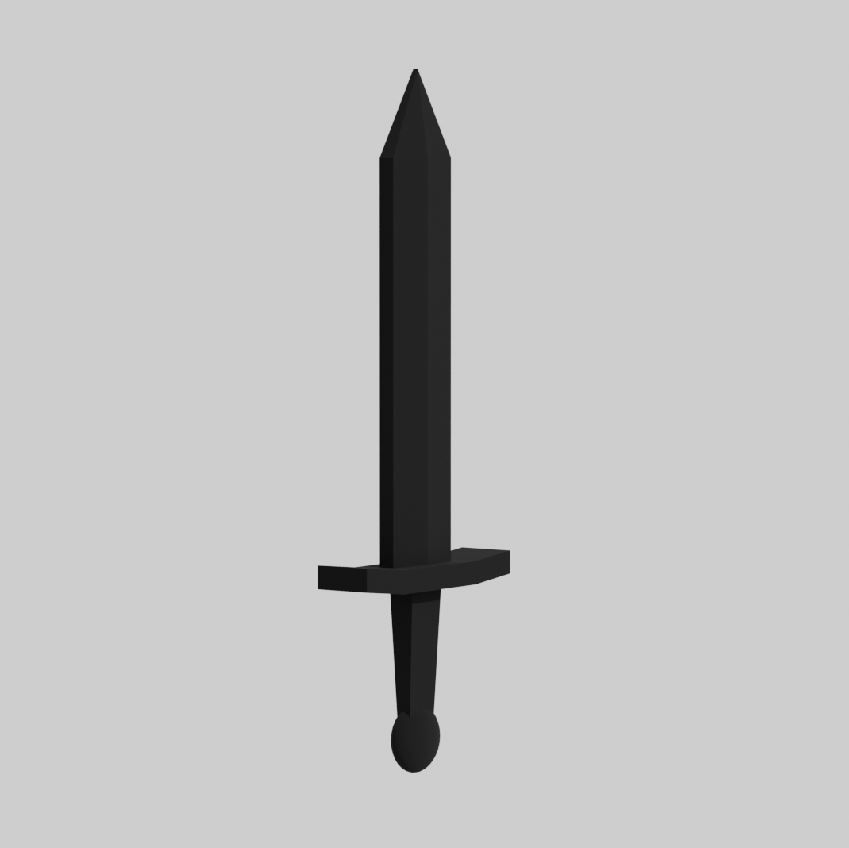Printable Sword 3D model 3D printable | CGTrader