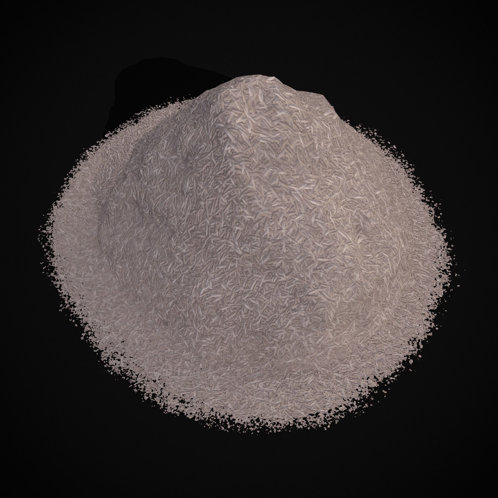 3D model White Rice Piles VR / AR / low-poly | CGTrader