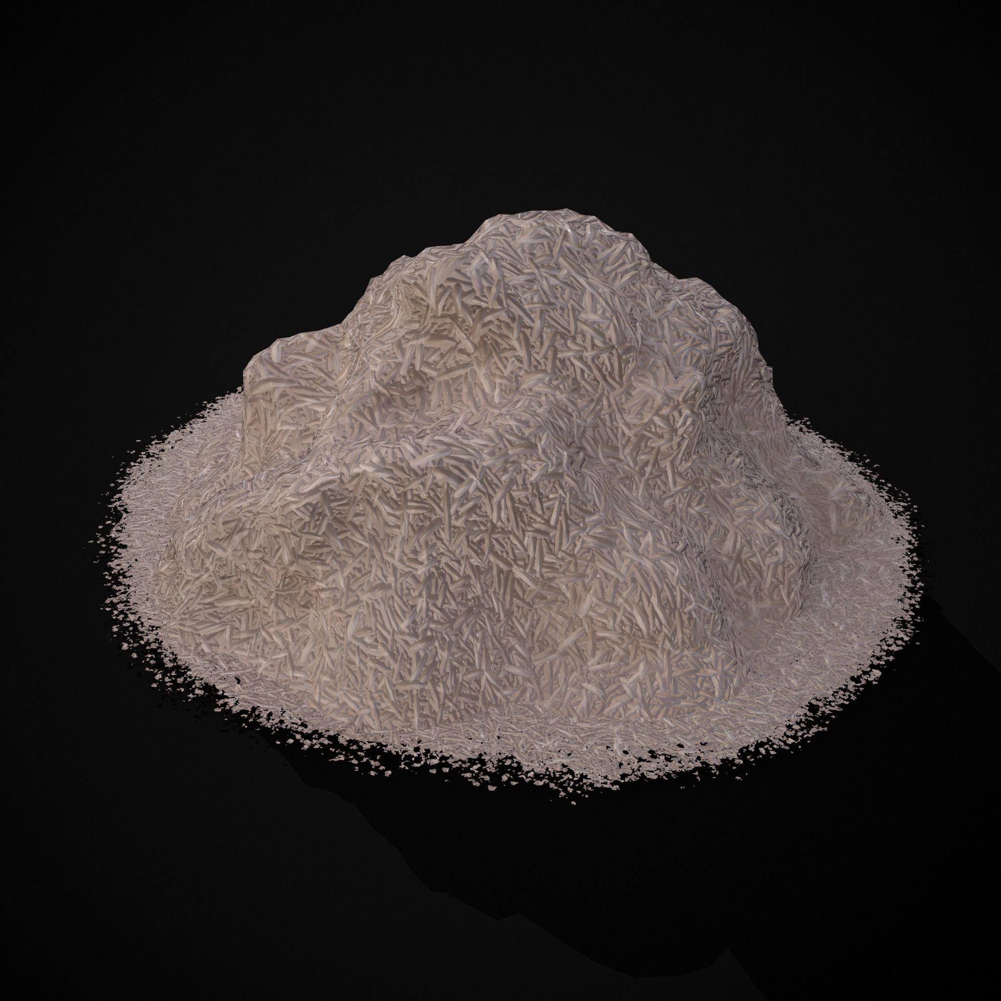 3D model White Rice Piles VR / AR / low-poly | CGTrader