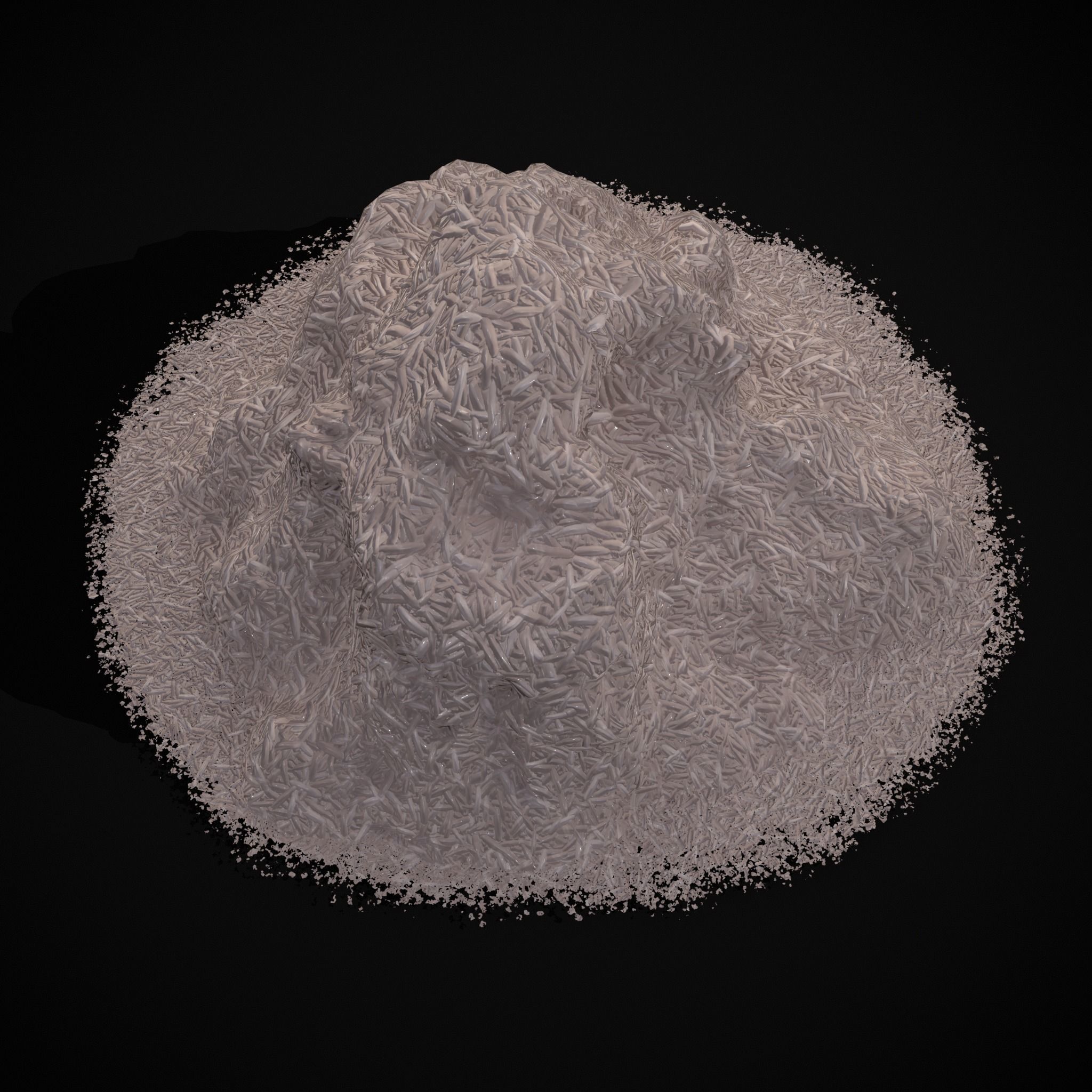 3D model White Rice Piles VR / AR / low-poly | CGTrader