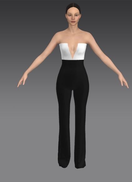 3D model Mix Dress VR / AR / low-poly | CGTrader