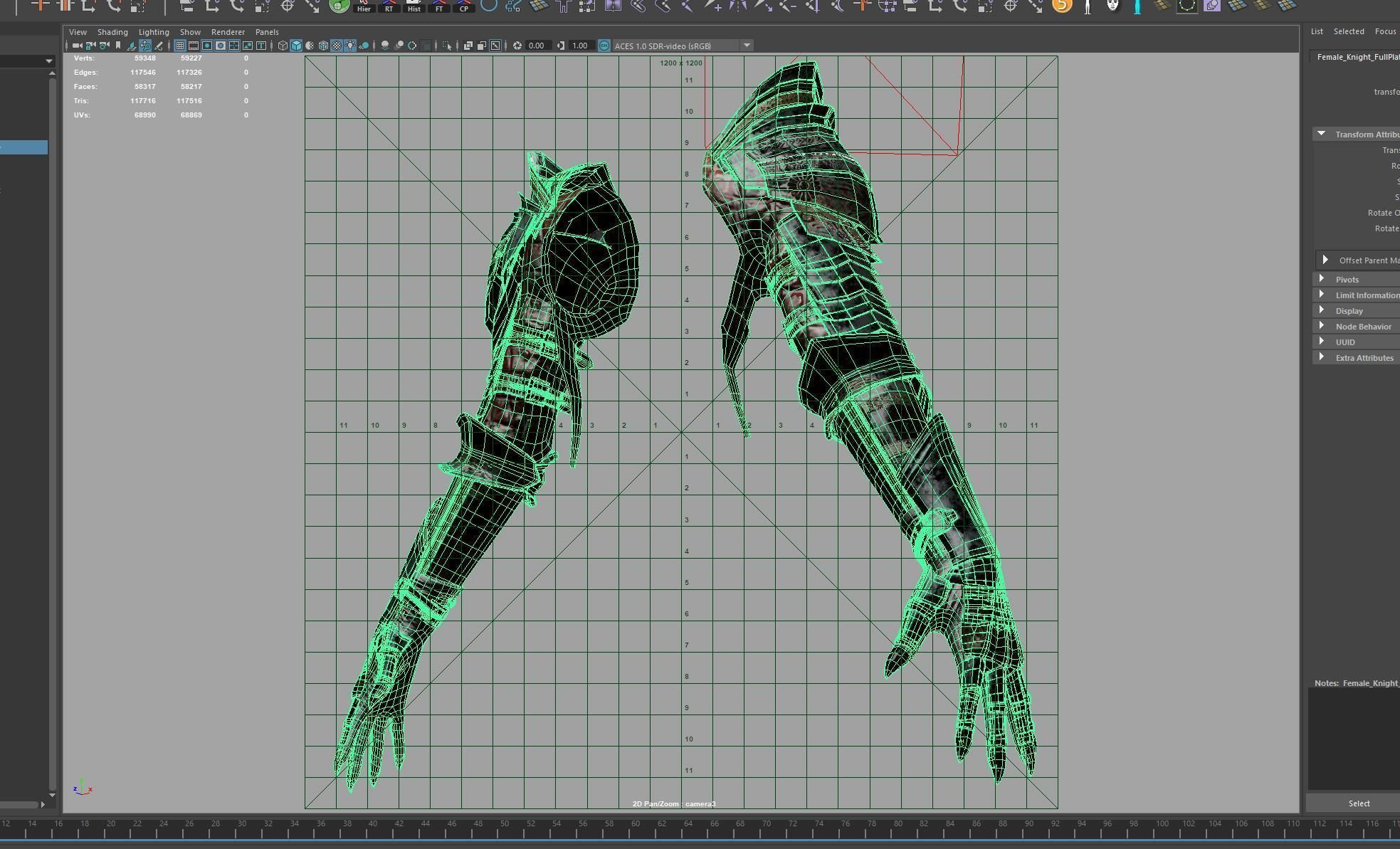 3D model Female v Arm Armor Set LowPoly VR / AR / low-poly | CGTrader