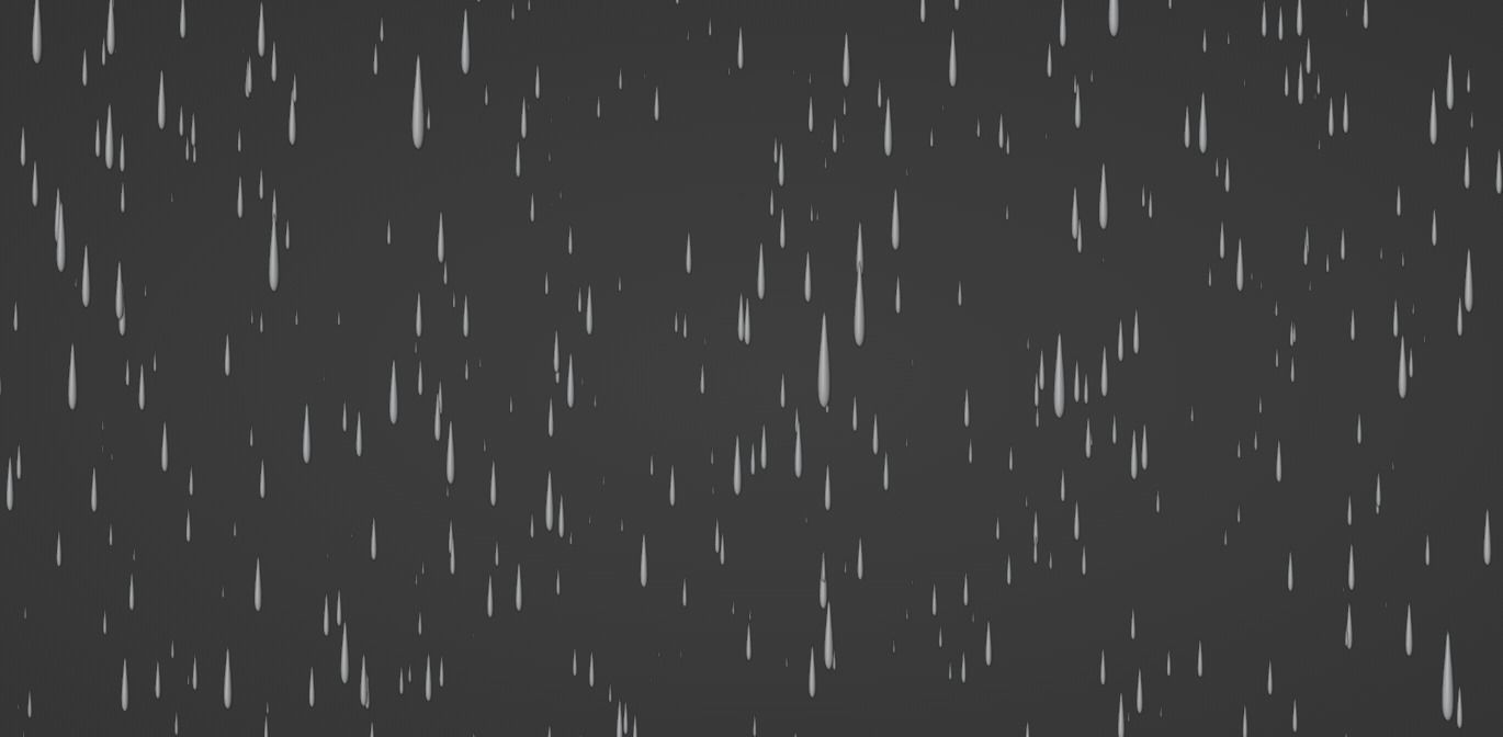 Realistic rain table with falling 3D model animated | CGTrader