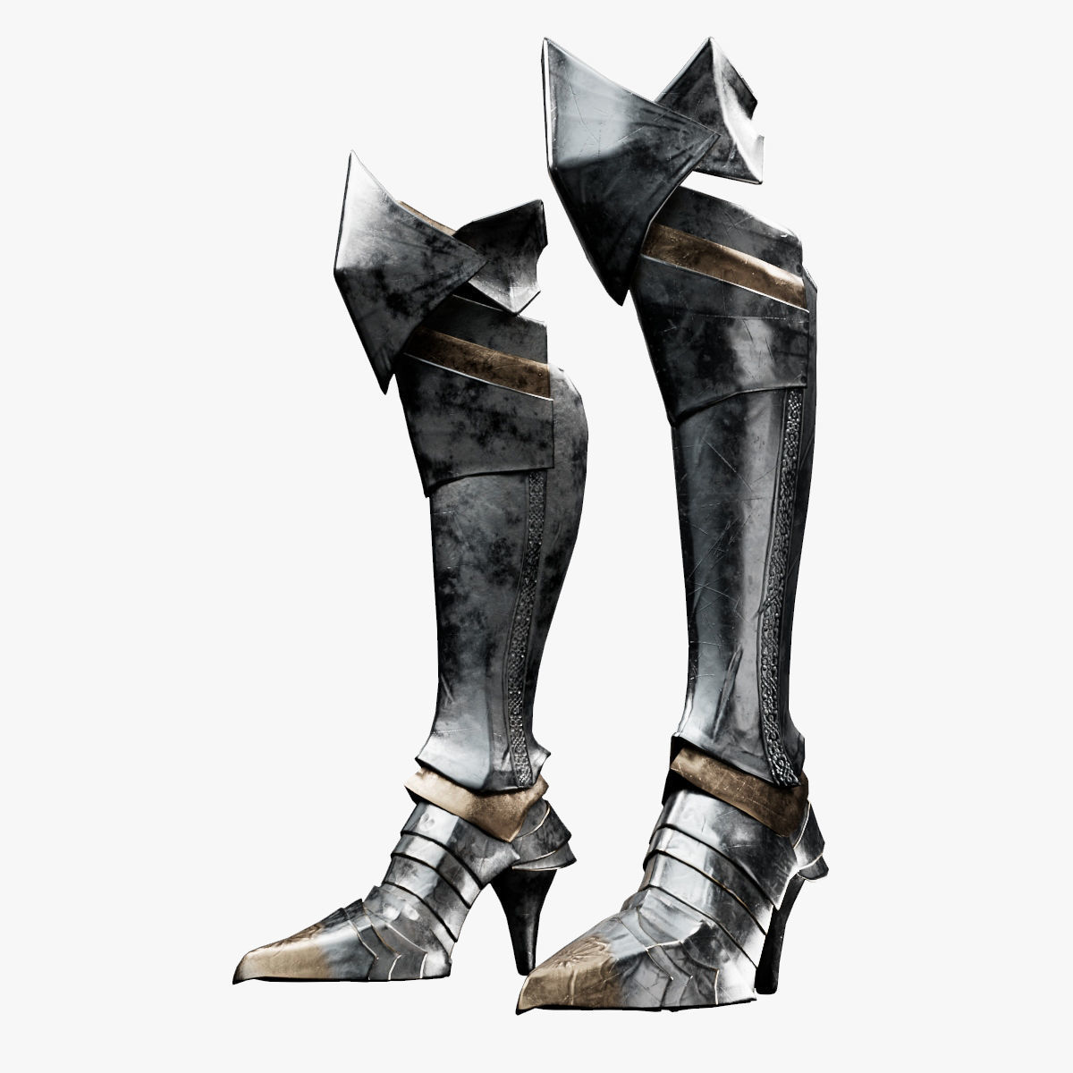 3D model Female Knight Foot And Ankle LowPoly VR / AR / low-poly | CGTrader