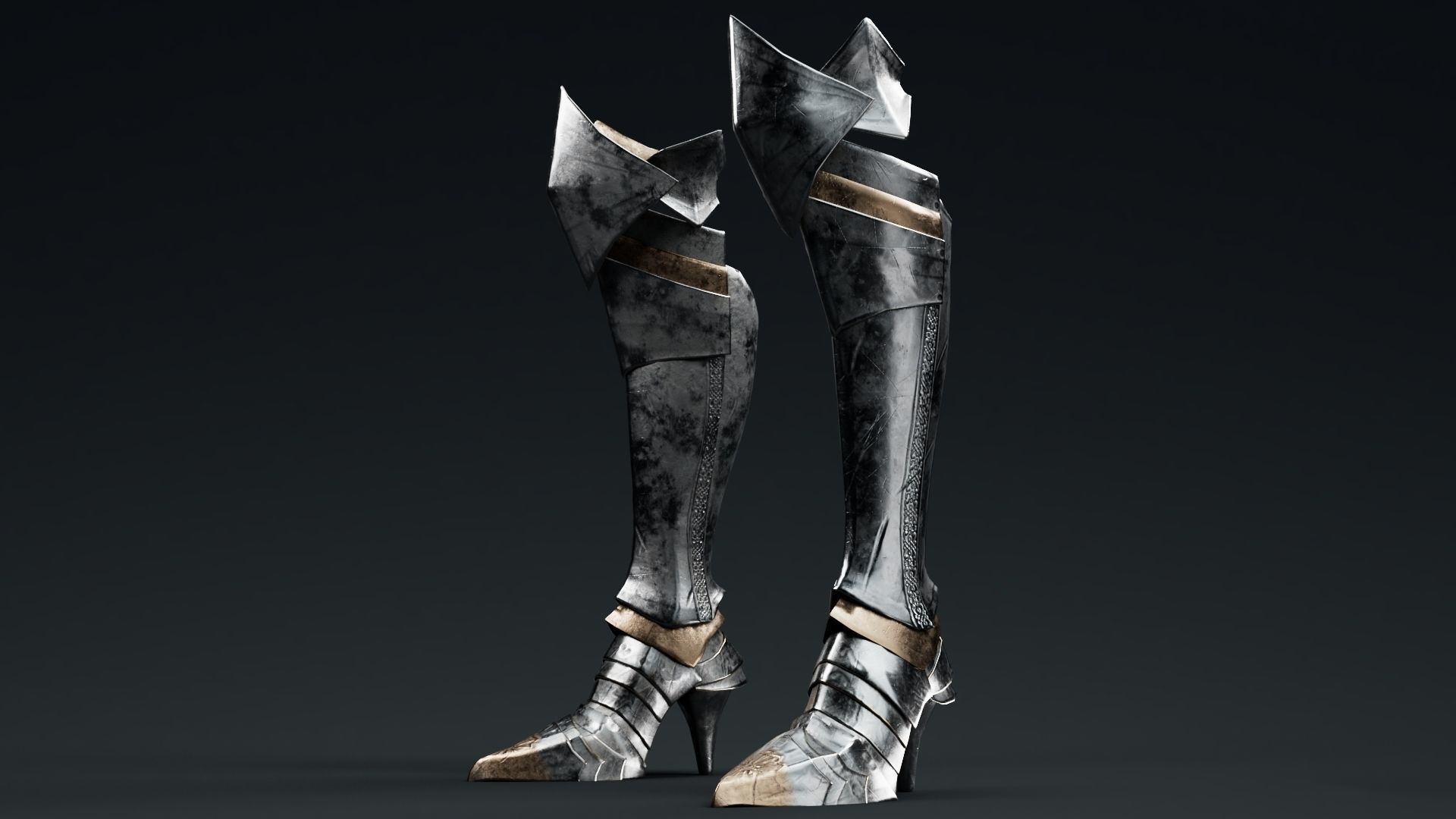 3D model Female Knight Foot And Ankle LowPoly VR / AR / low-poly | CGTrader