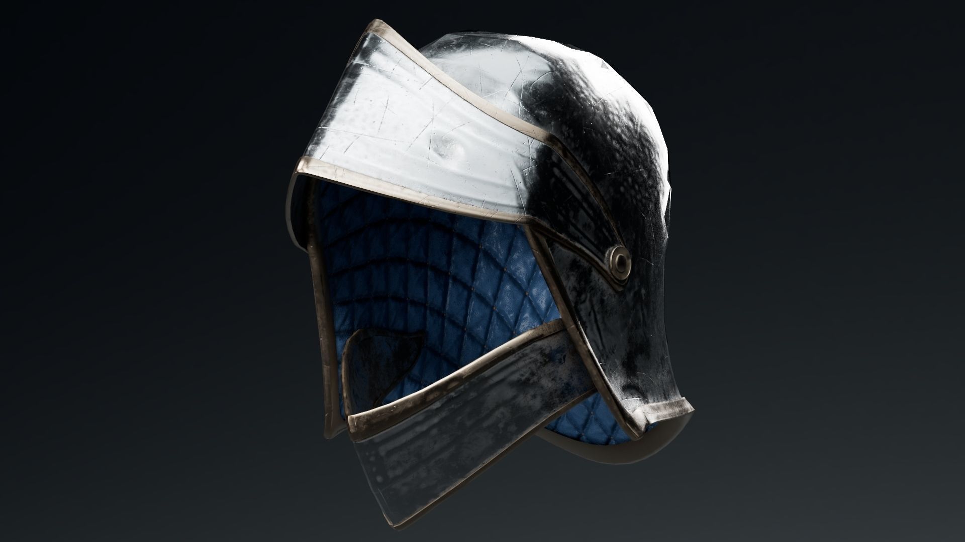 3D model Female Knight Helmet armor LowPoly VR / AR / low-poly | CGTrader