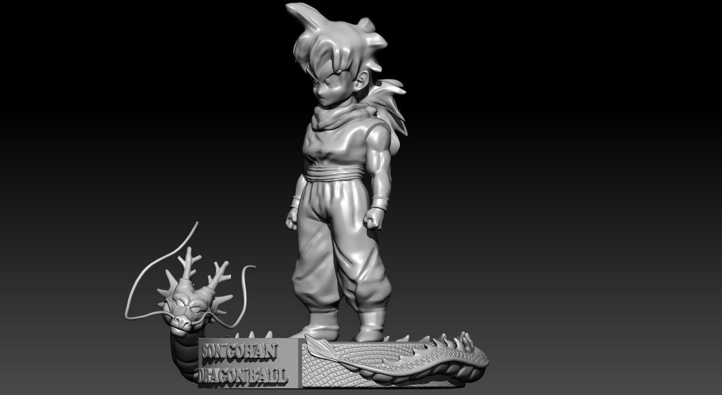 Son Gohan 3D model animated | CGTrader