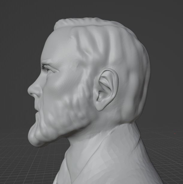 Bram Stoker 3D model 3D printable | CGTrader