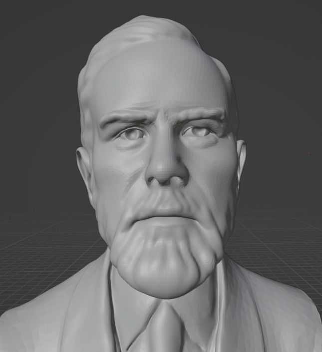 Bram Stoker 3D model 3D printable | CGTrader