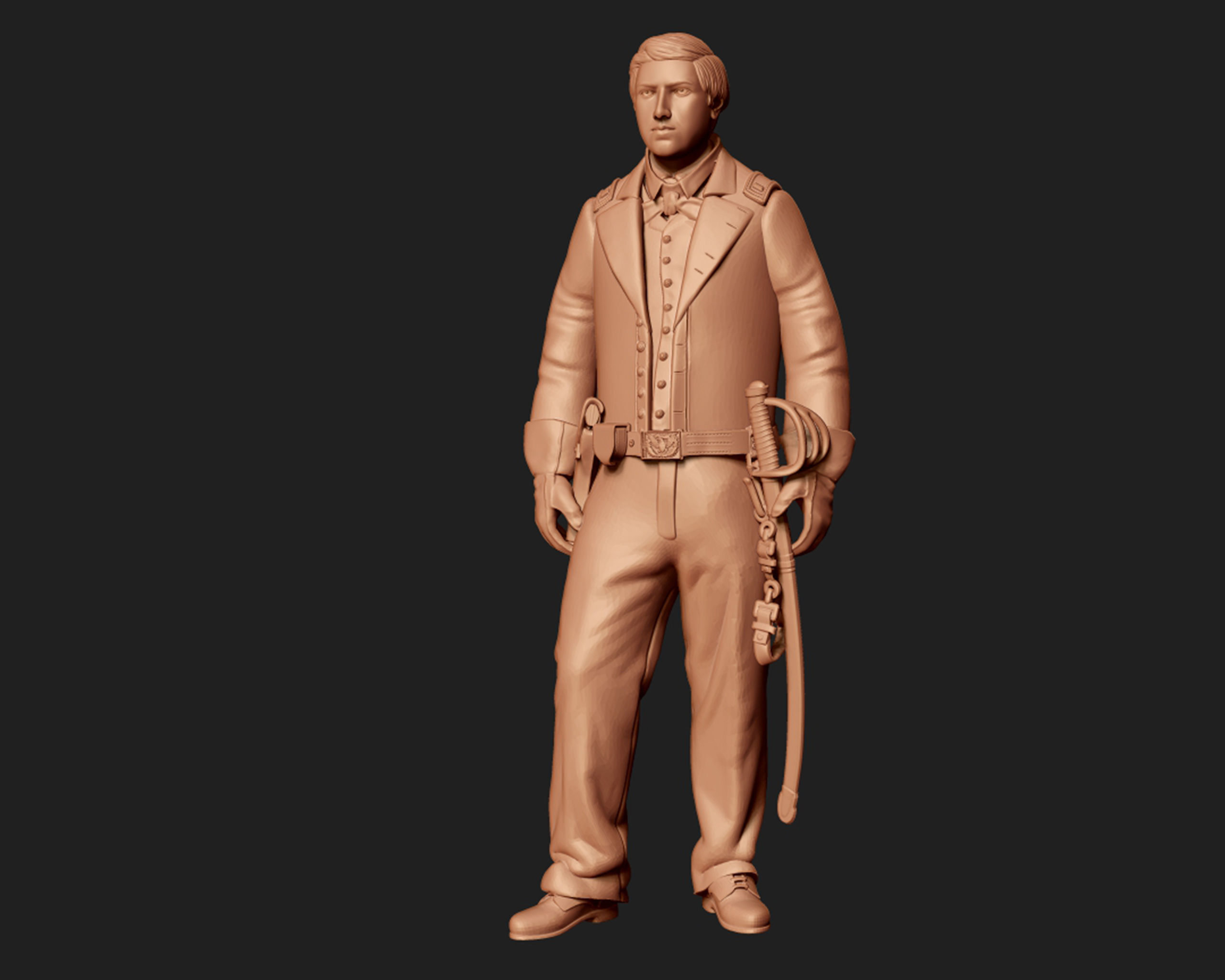 Alonzo Cushing sculpture 3D model 3D printable | CGTrader